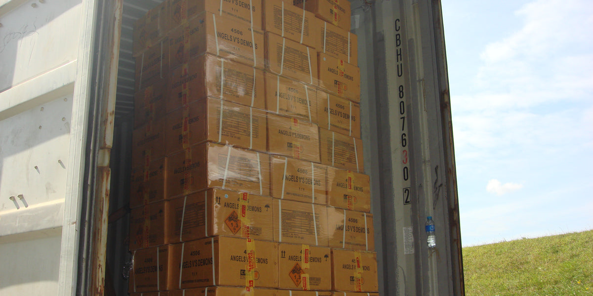 Firework Shipping Containers. How They Are Made. — Epic Fireworks