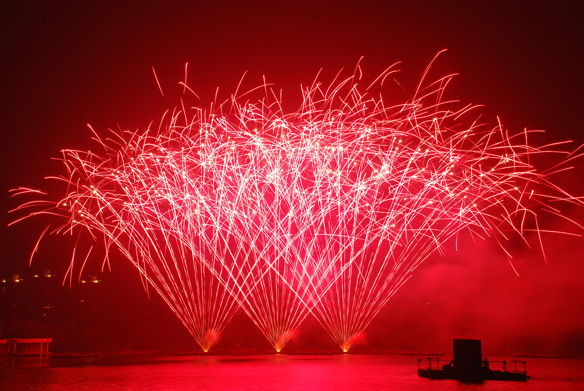 Top 5 Red Barrages — Epic Fireworks