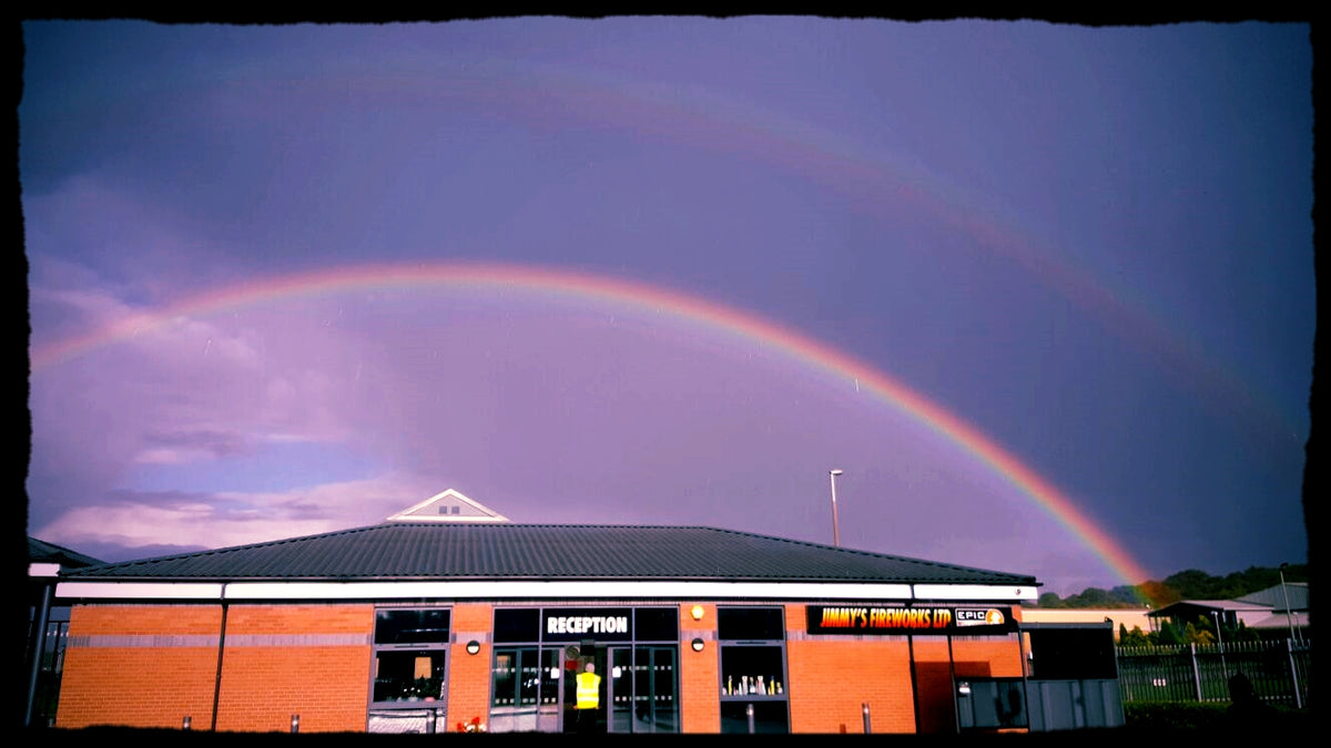 Pyrotechnic Rainbow — Epic Fireworks