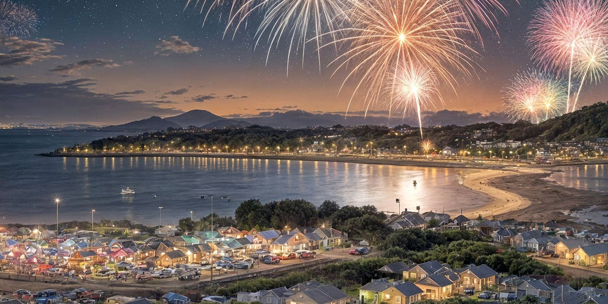 Epic Fireworks Return to Cowes Week 2025 at Waverley Park Holiday Centre