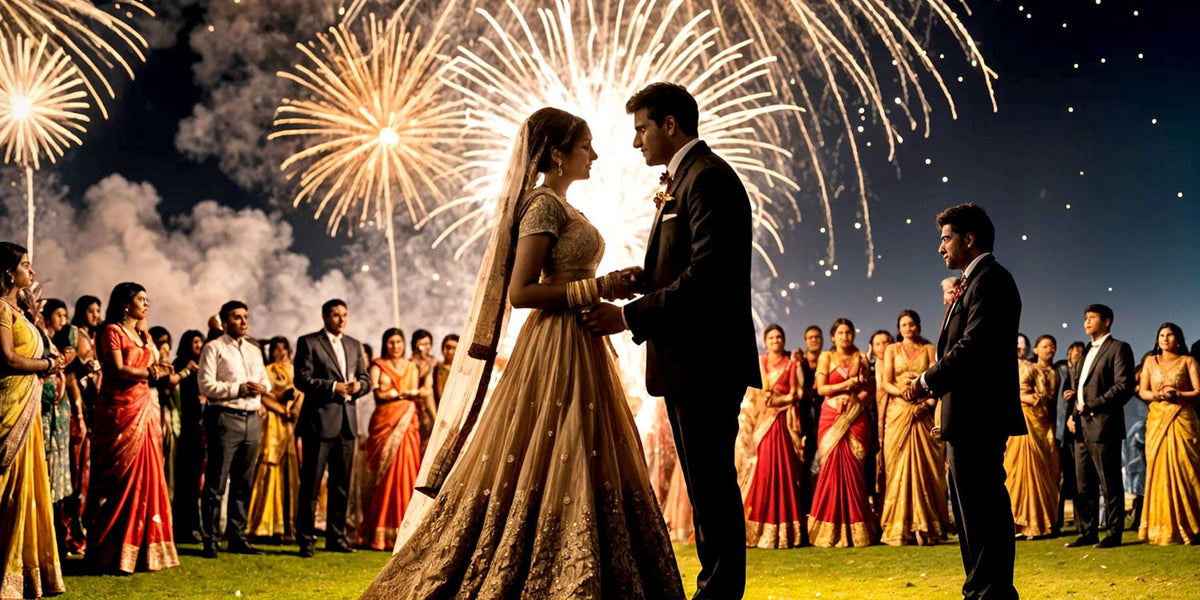Indian Wedding Fireworks