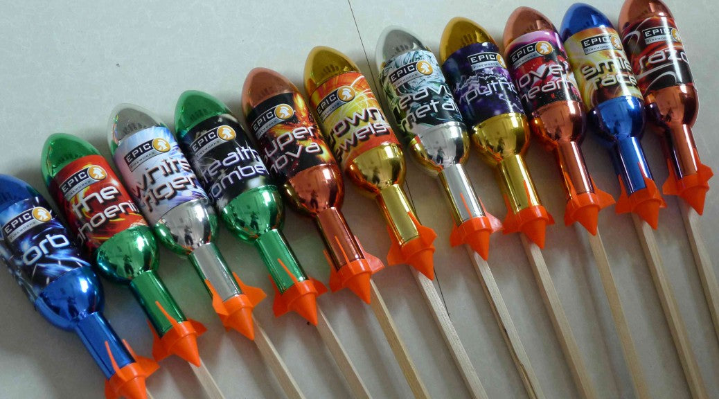 6ft Rockets in Slow Motion — Epic Fireworks