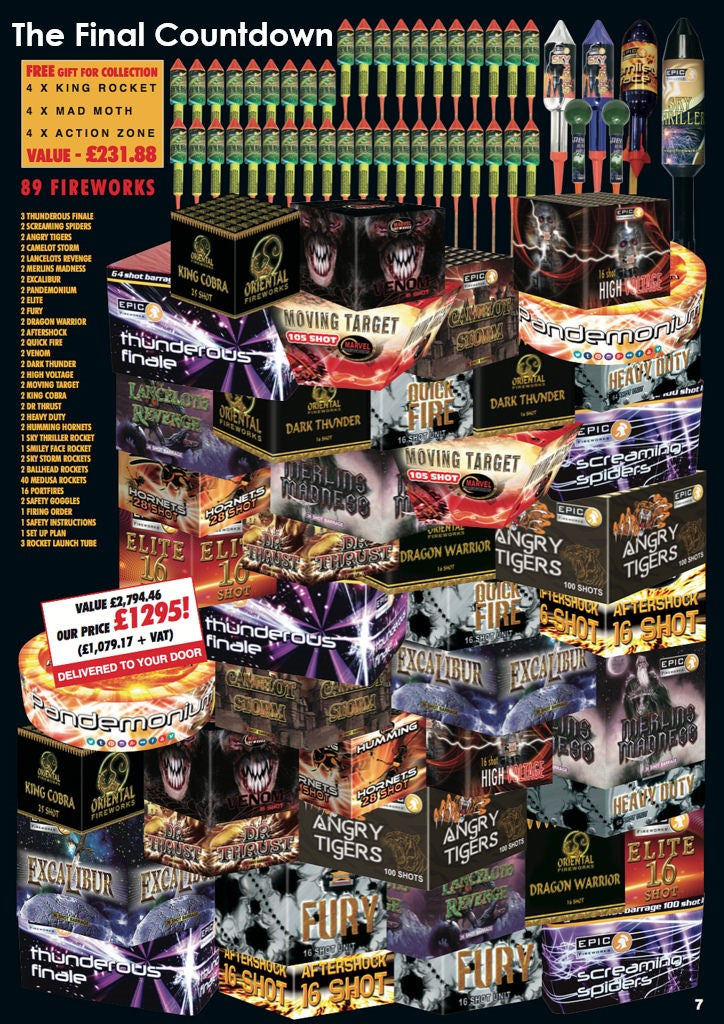 The Final Countdown — Epic Fireworks