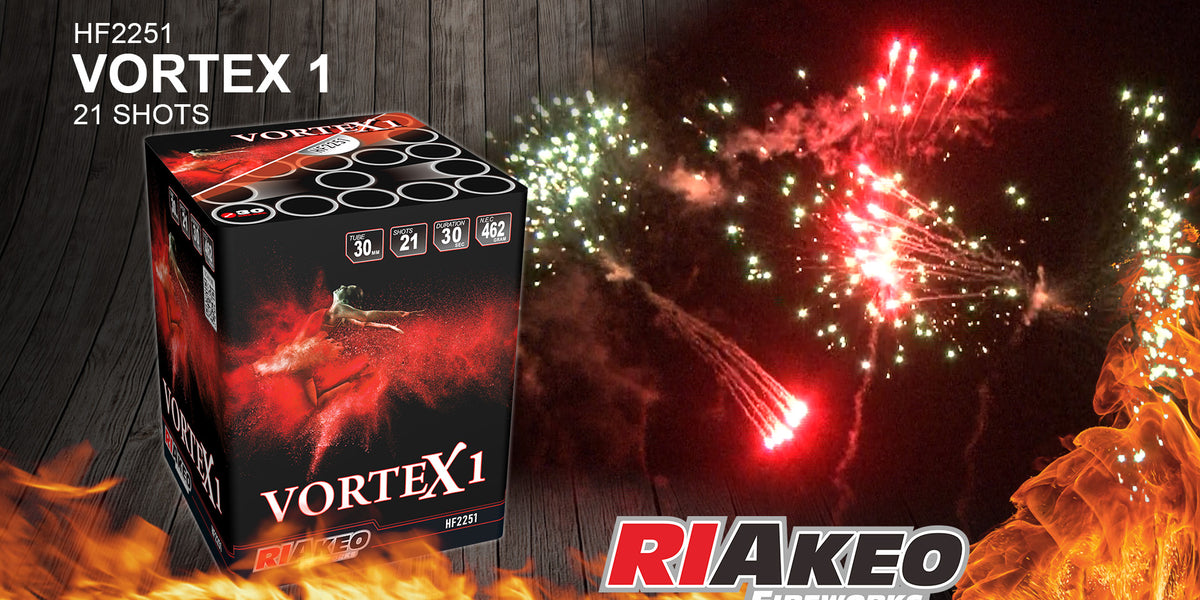 New For 2024 - Vortex One 21 Shot SIB — Epic Fireworks