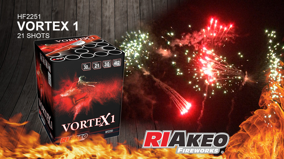 New For 2024 - Vortex One 21 Shot SIB — Epic Fireworks