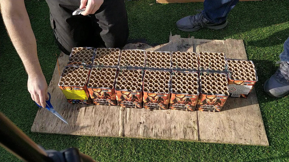 WALL OF WHISTLES! — Epic Fireworks