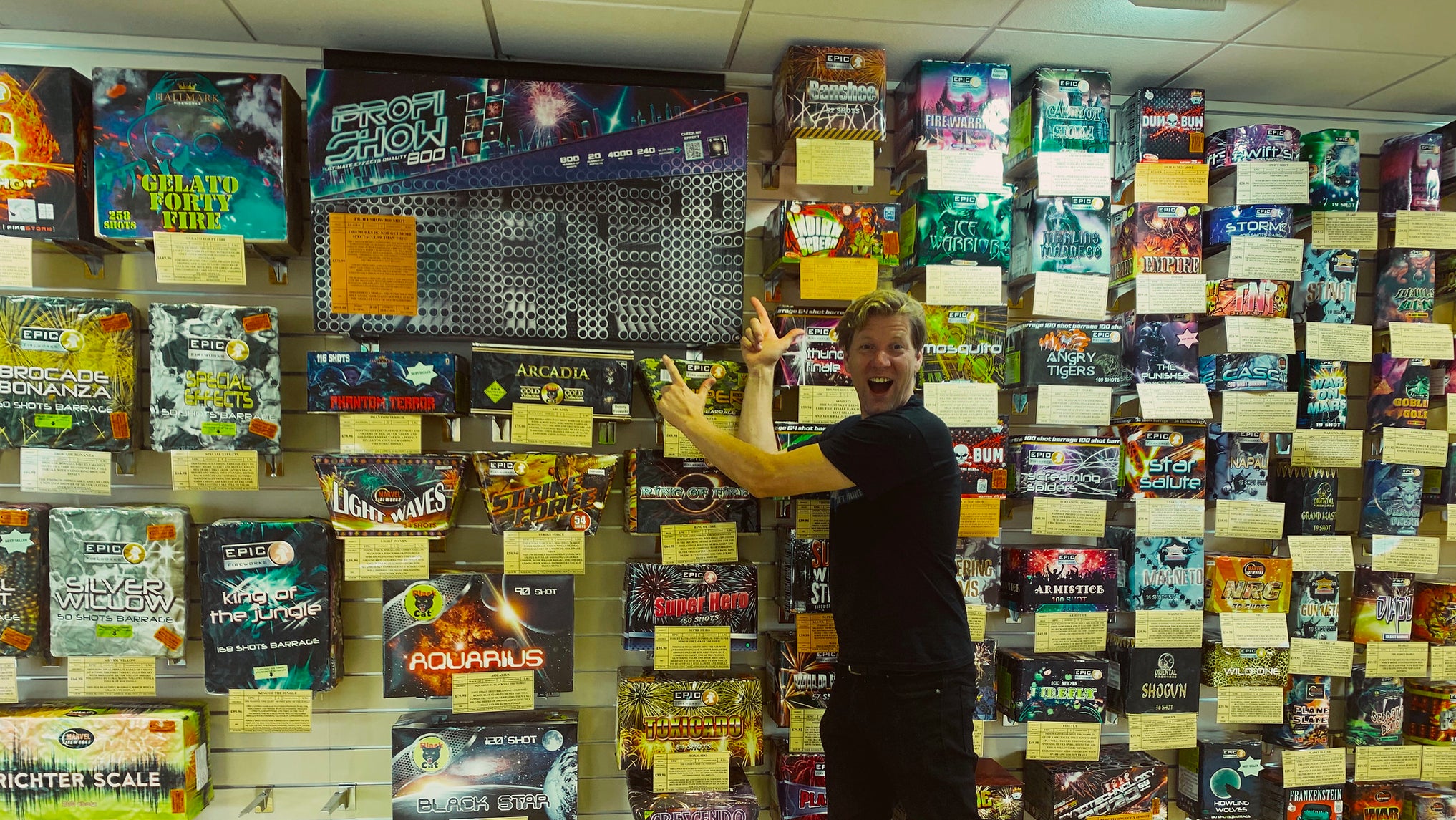 BACKPACK MOUNTED FIREWORKS DISPLAY — Epic Fireworks