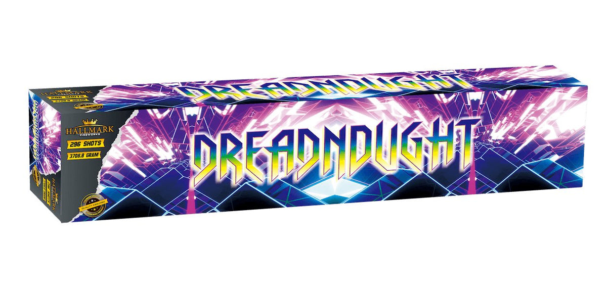 Dreadnought 296 Shots Compound Firework Cake — Epic Fireworks