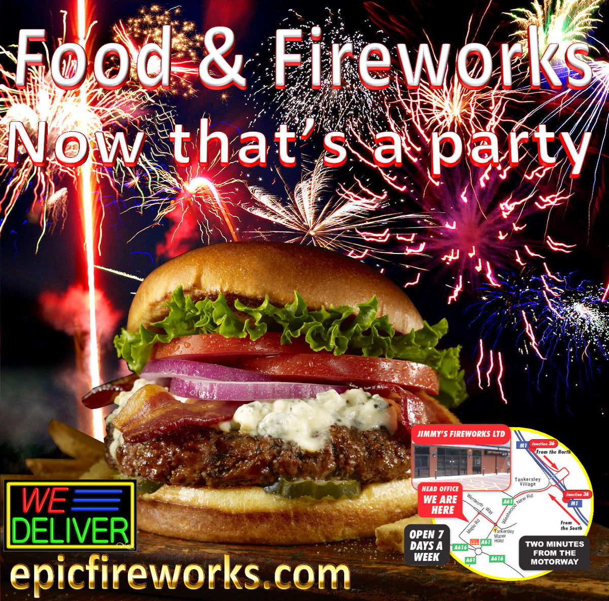 Firework Cake Decorations for 4th of July — Epic Fireworks