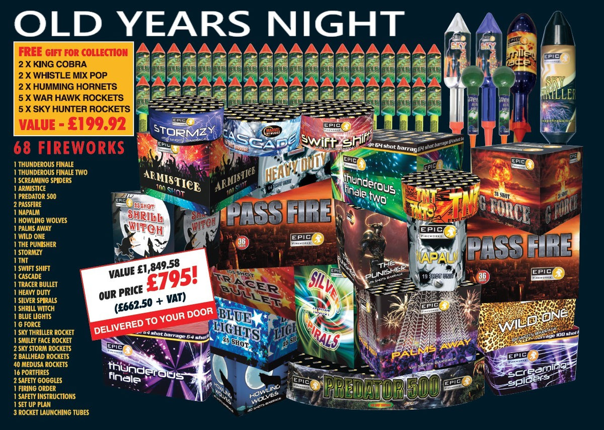 Old Years Night — Epic Fireworks