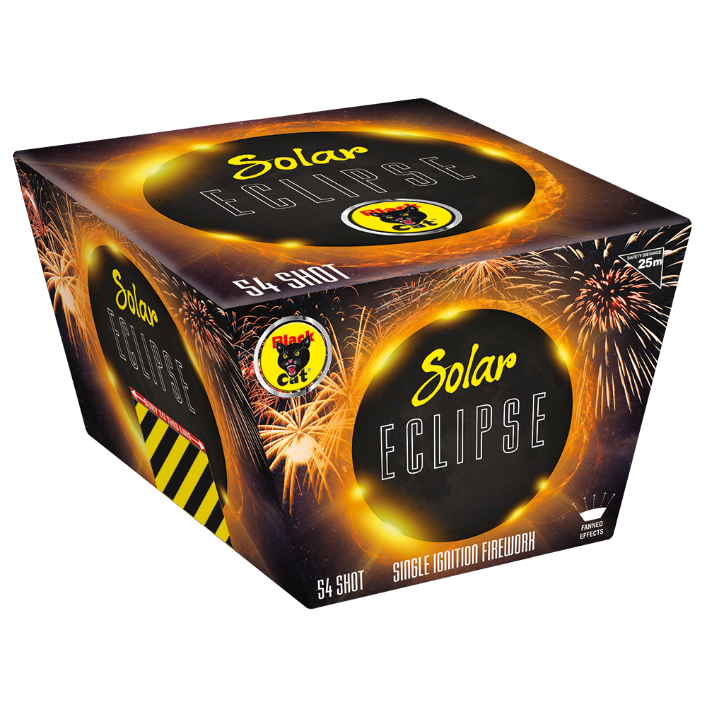Solar Eclipse 54 shot cake by Black Cat Fireworks — Epic Fireworks