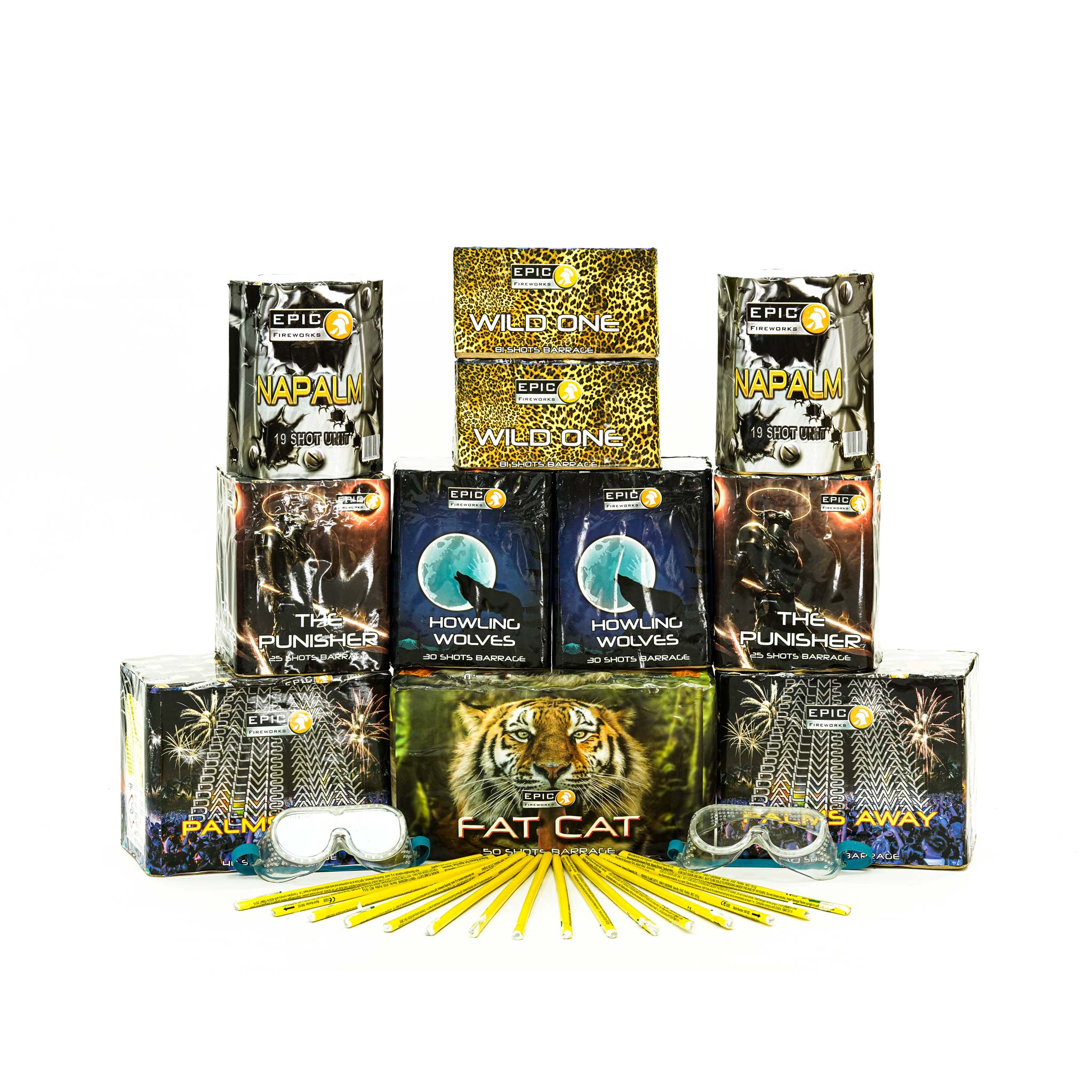 Firework Kits and Packs by Epic Fireworks
