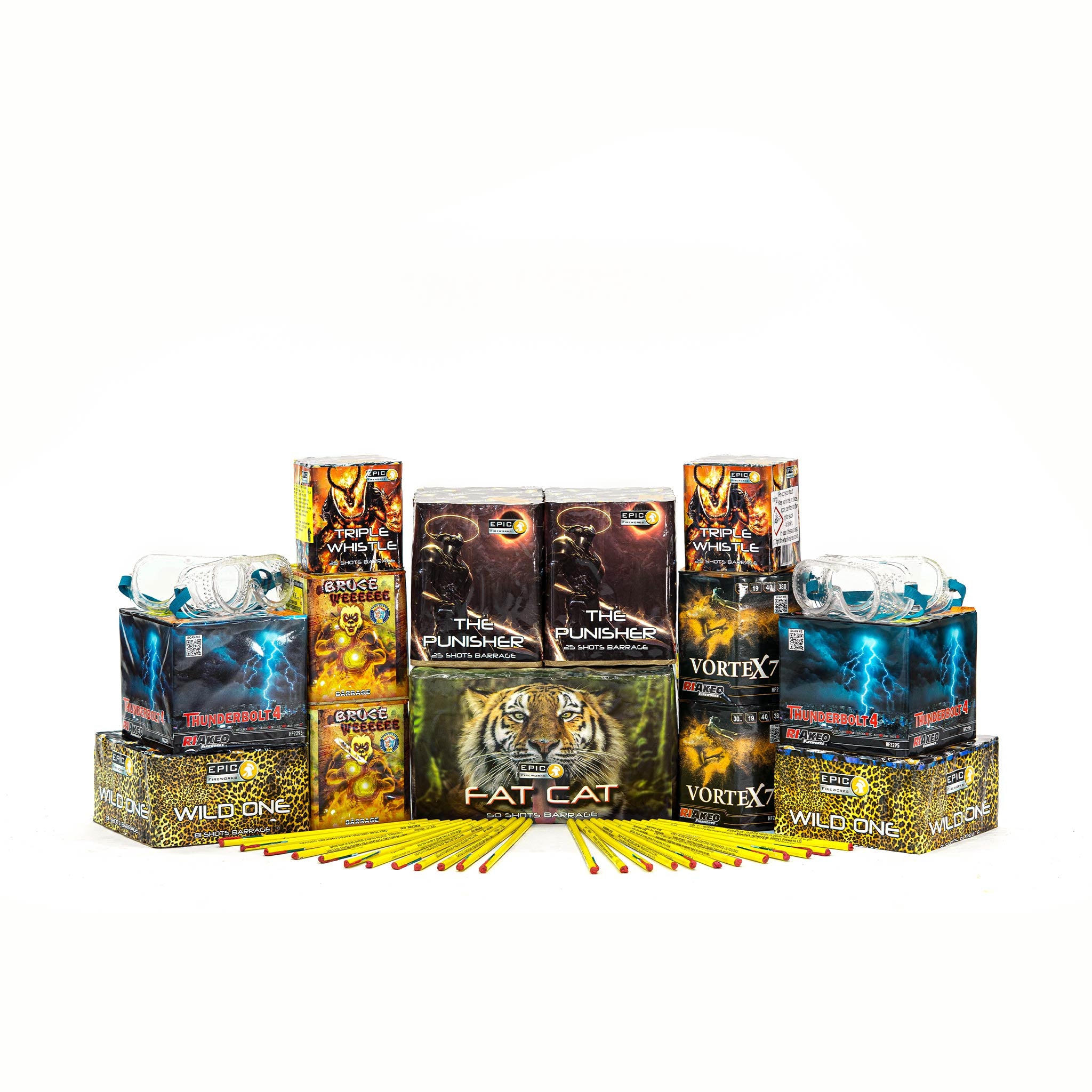 Firework Kits and Packs by Epic Fireworks