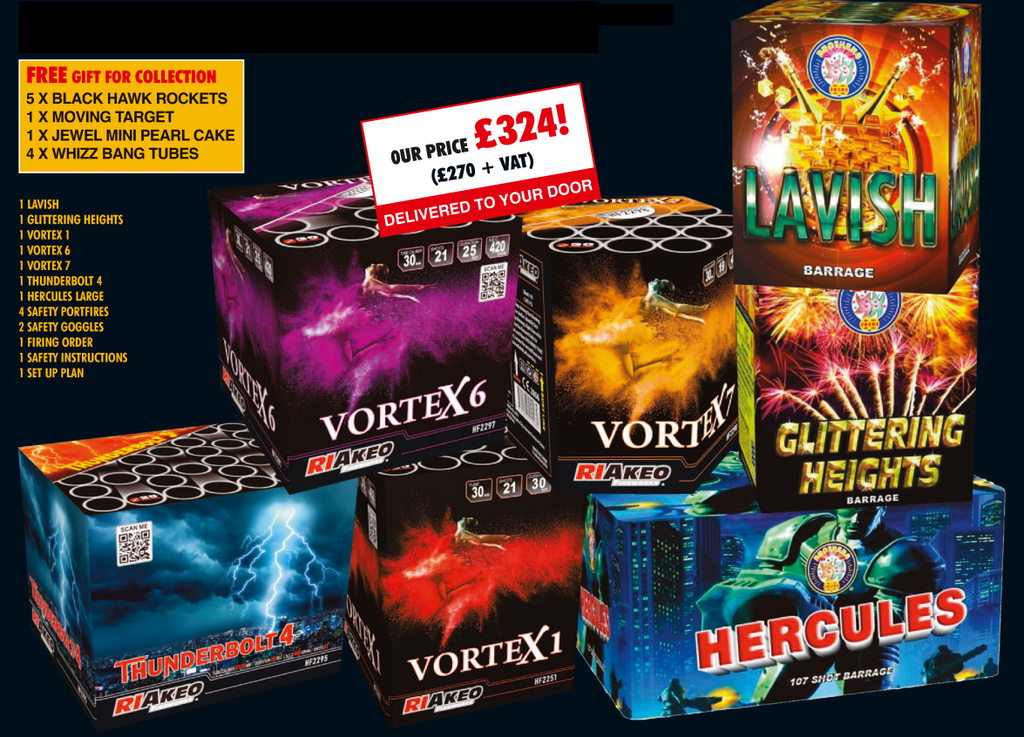 Firework Kits and Packs by Epic Fireworks