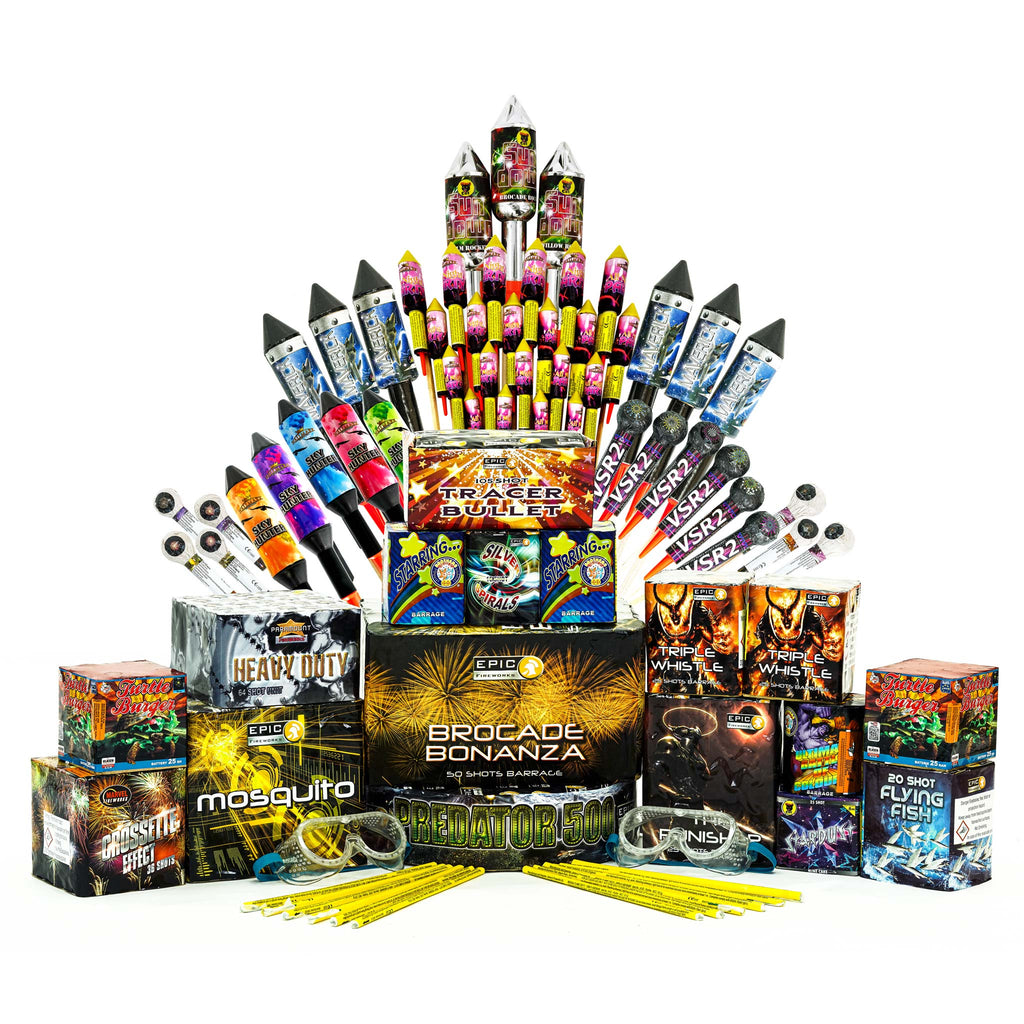 Firework Kits and Packs by Epic Fireworks