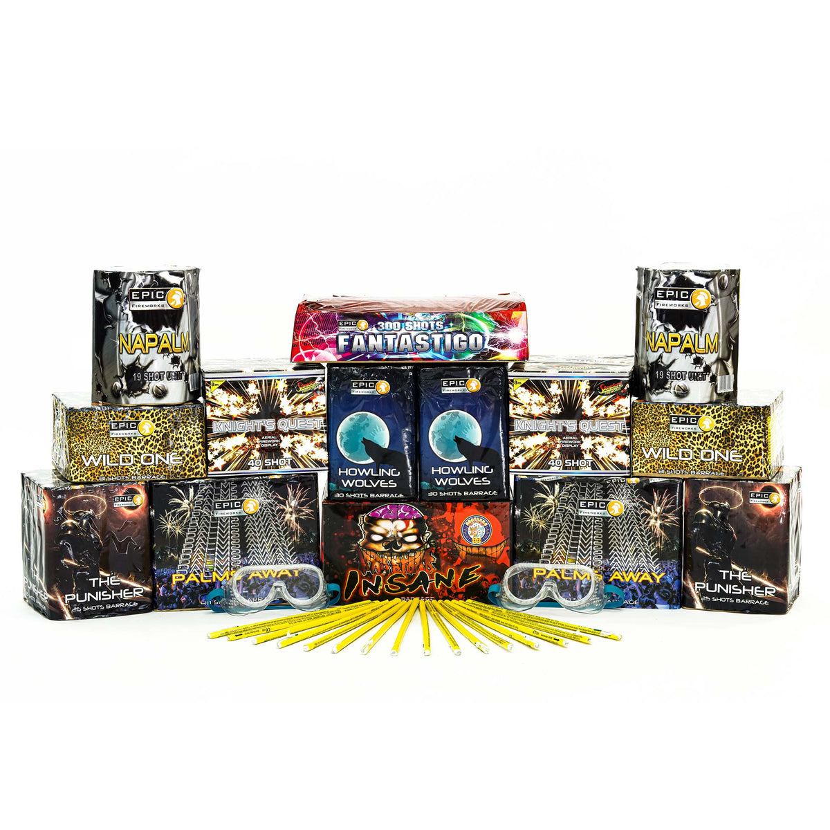 Big Wedding Cakes 1.3G Firework Display Pack by Epic Fireworks