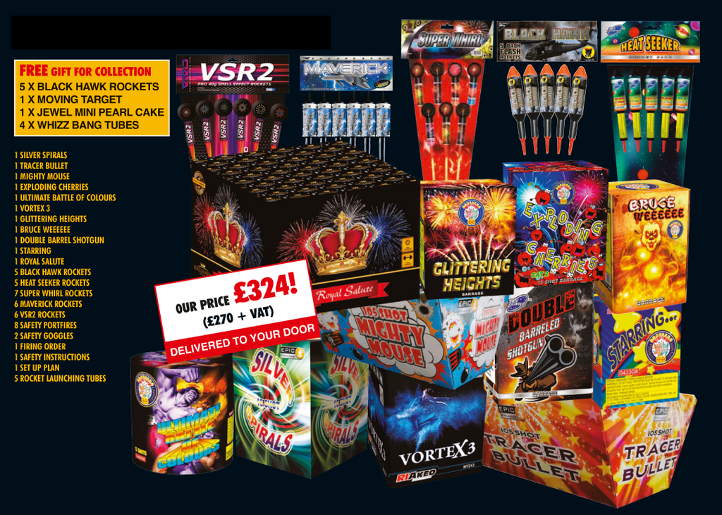 Standard Fireworks Range by Epic Fireworks Online Firework Shop