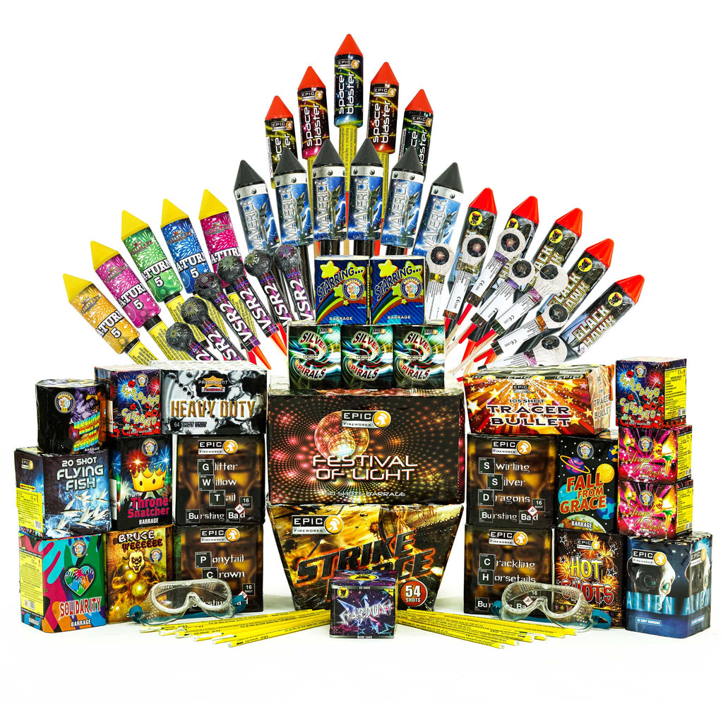 Firework Kits and Packs by Epic Fireworks