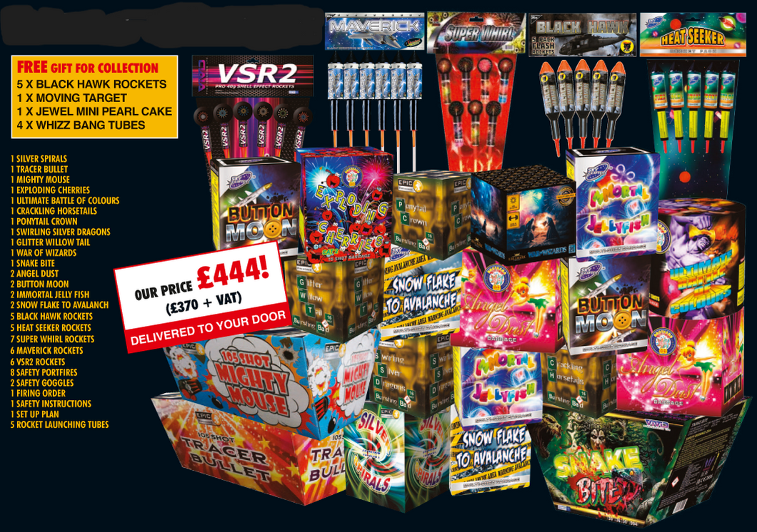Firework Kits and Packs by Epic Fireworks