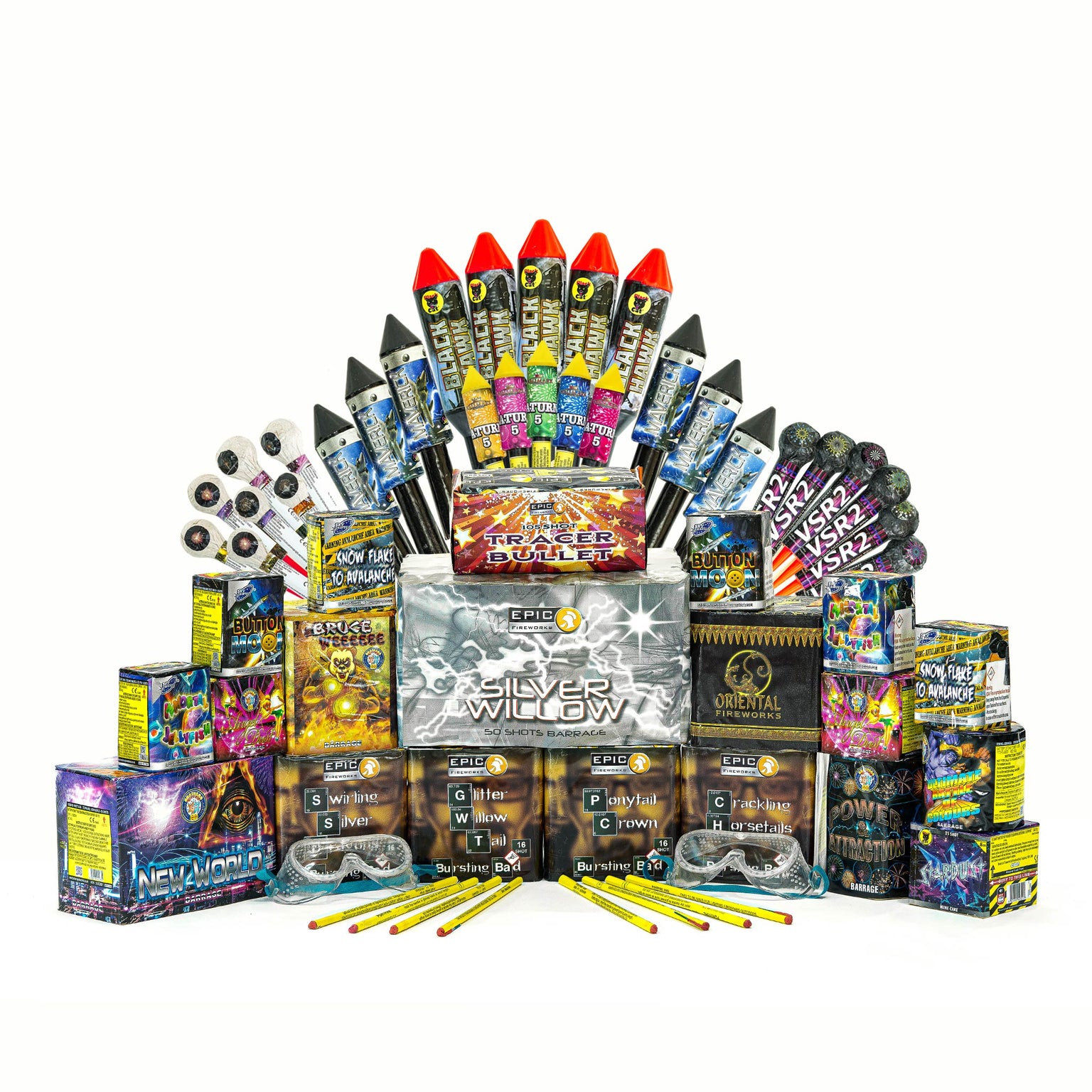 1.3G Consumer Firework Packs by Epic Fireworks