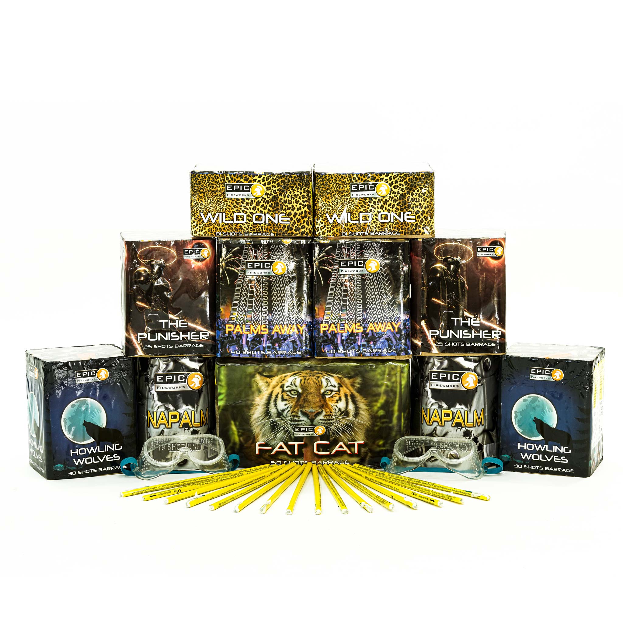 Firework Kits and Packs by Epic Fireworks