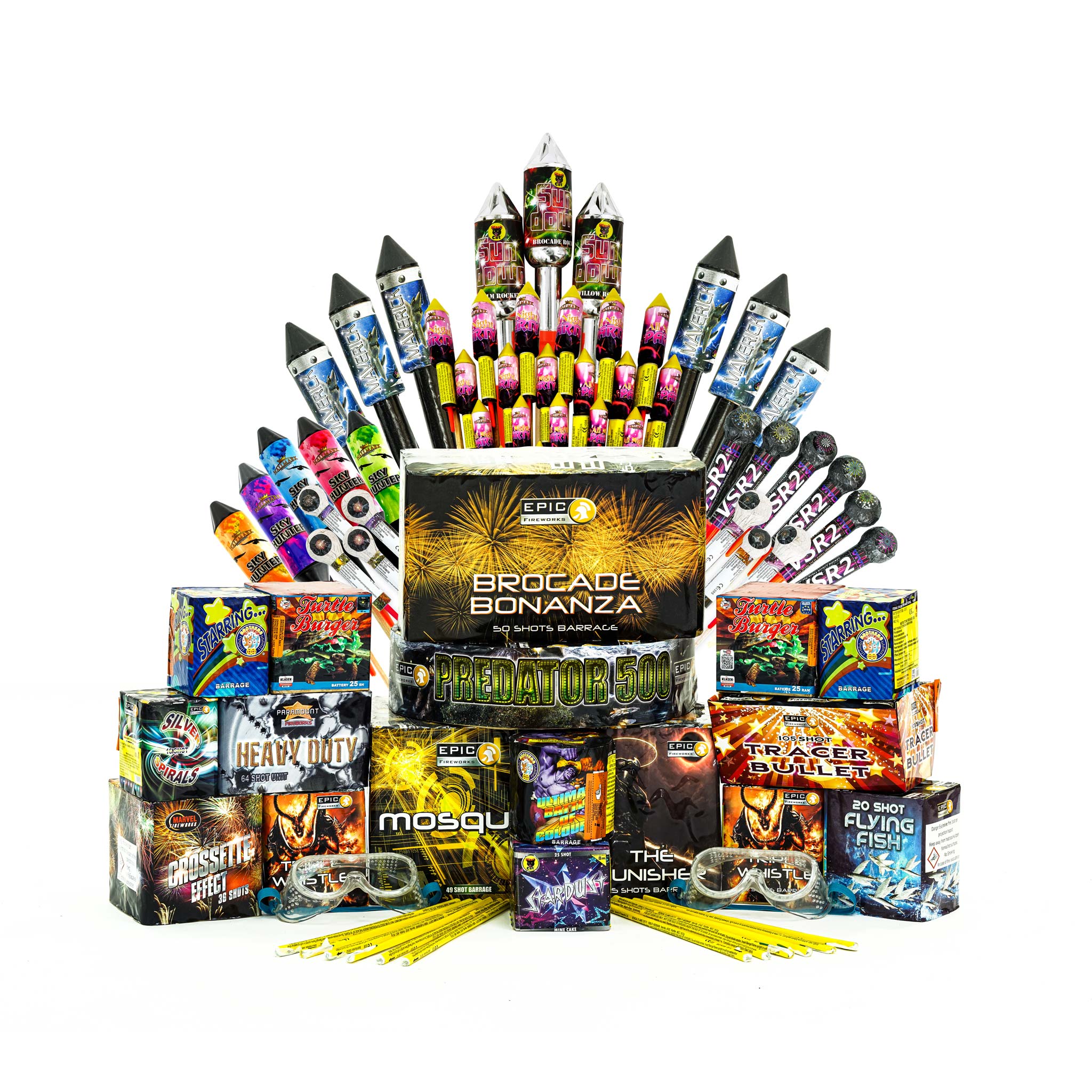 Firework Kits and Packs by Epic Fireworks