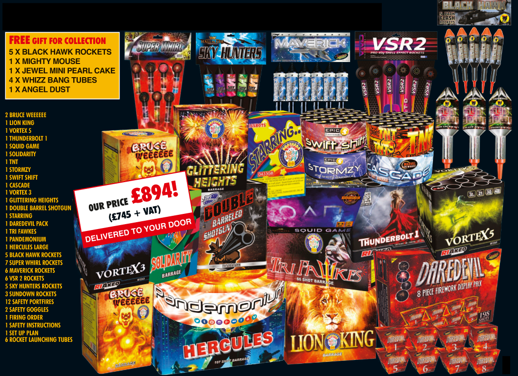 Diwali Illumination 1.3G DIY Consumer Firework Display Package — Epic ...
