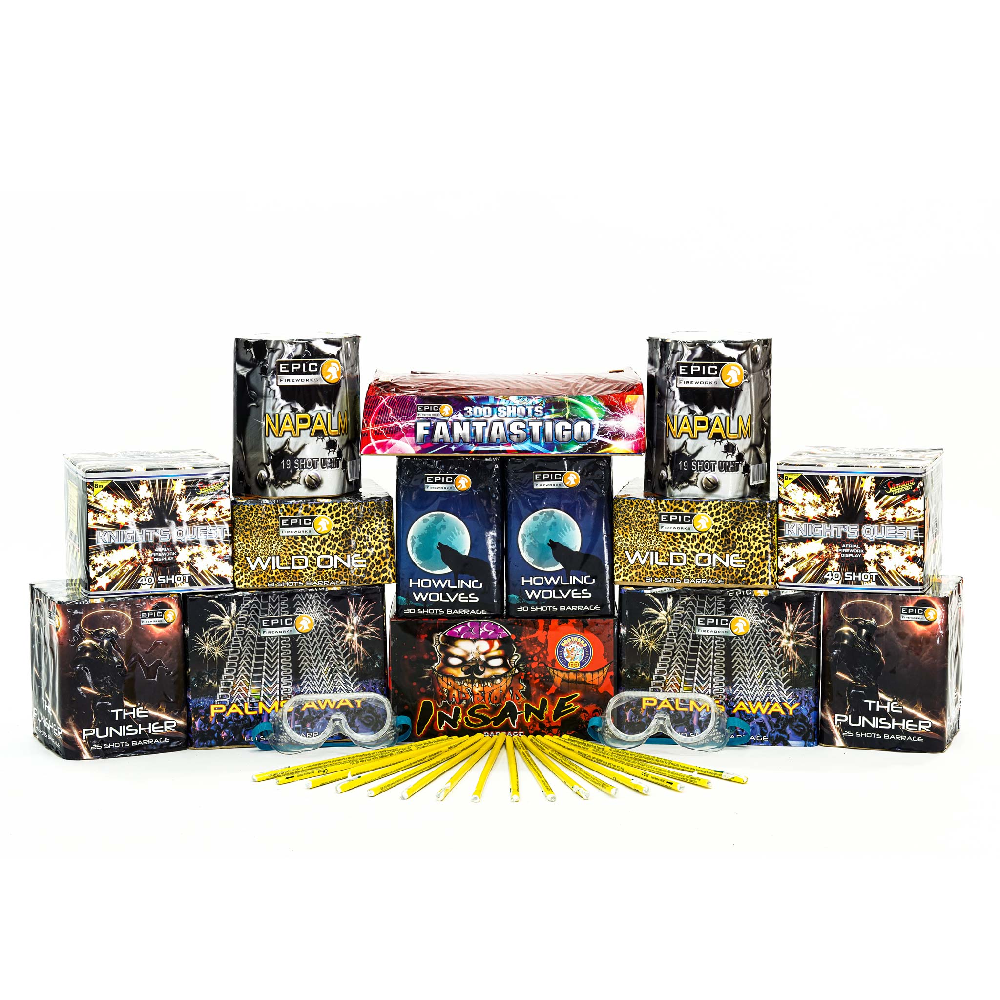 Firework Kits and Packs by Epic Fireworks