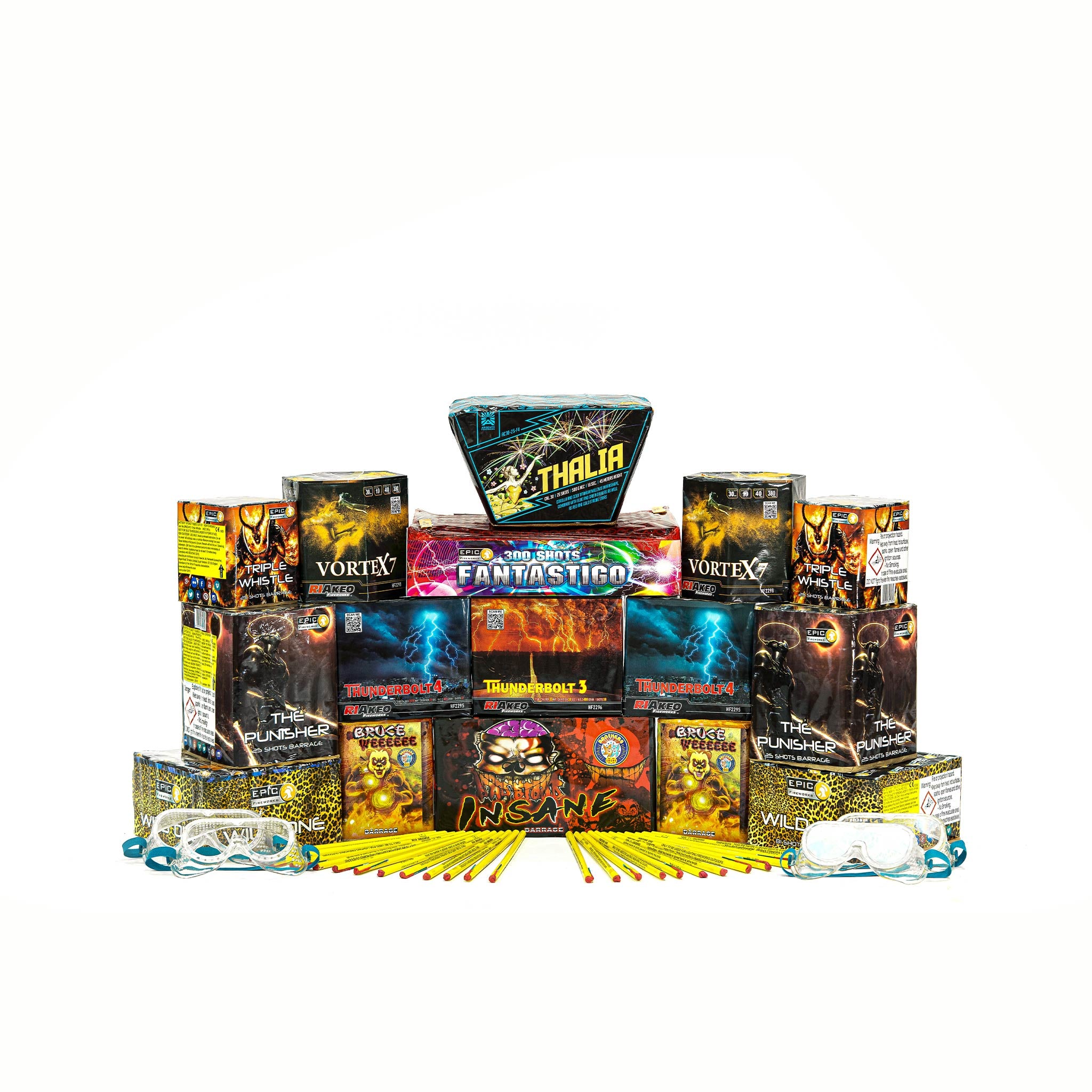 Firework Kits and Packs by Epic Fireworks