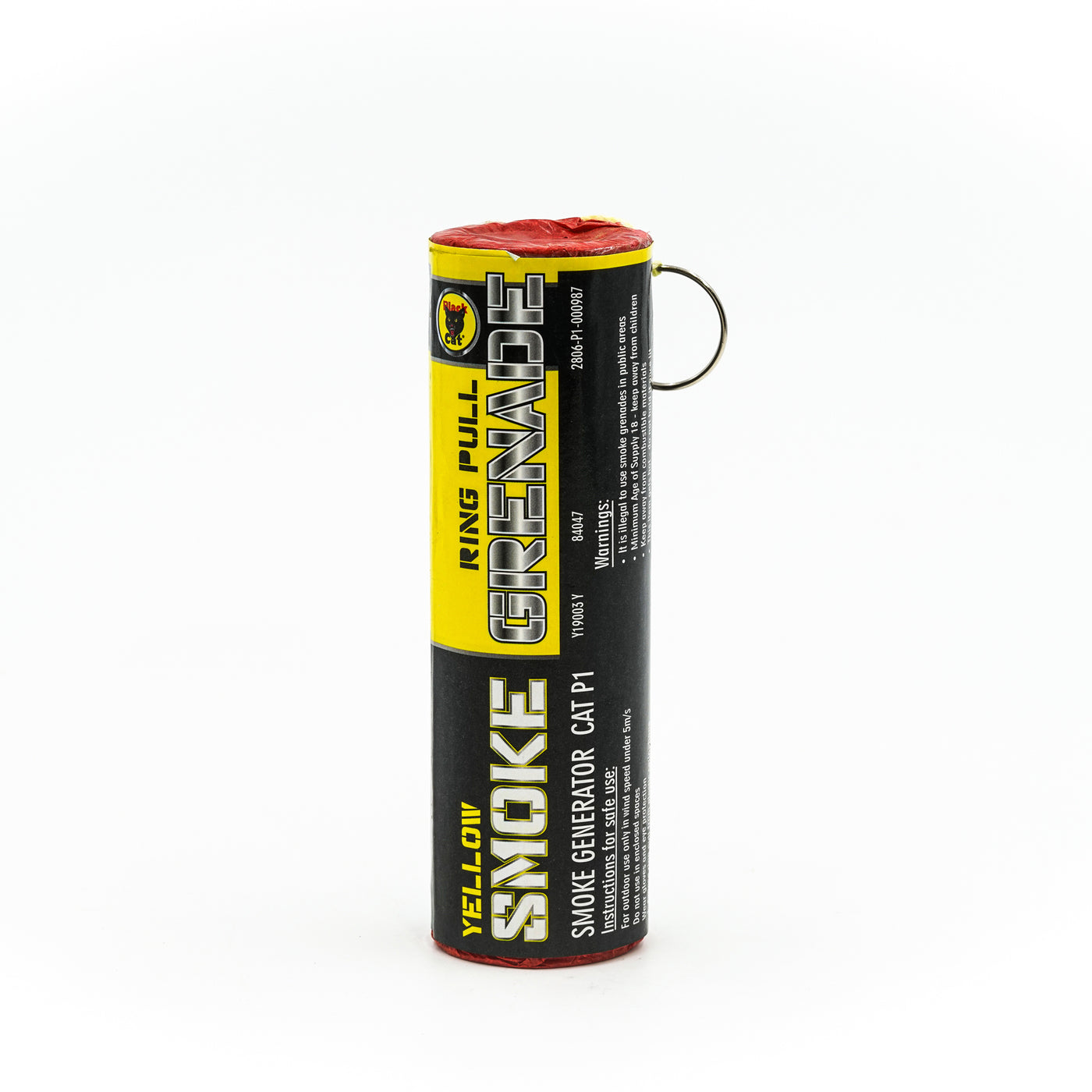 Yellow Smoke Bomb by Black Cat Fireworks - Outdoor Use Only — Epic ...