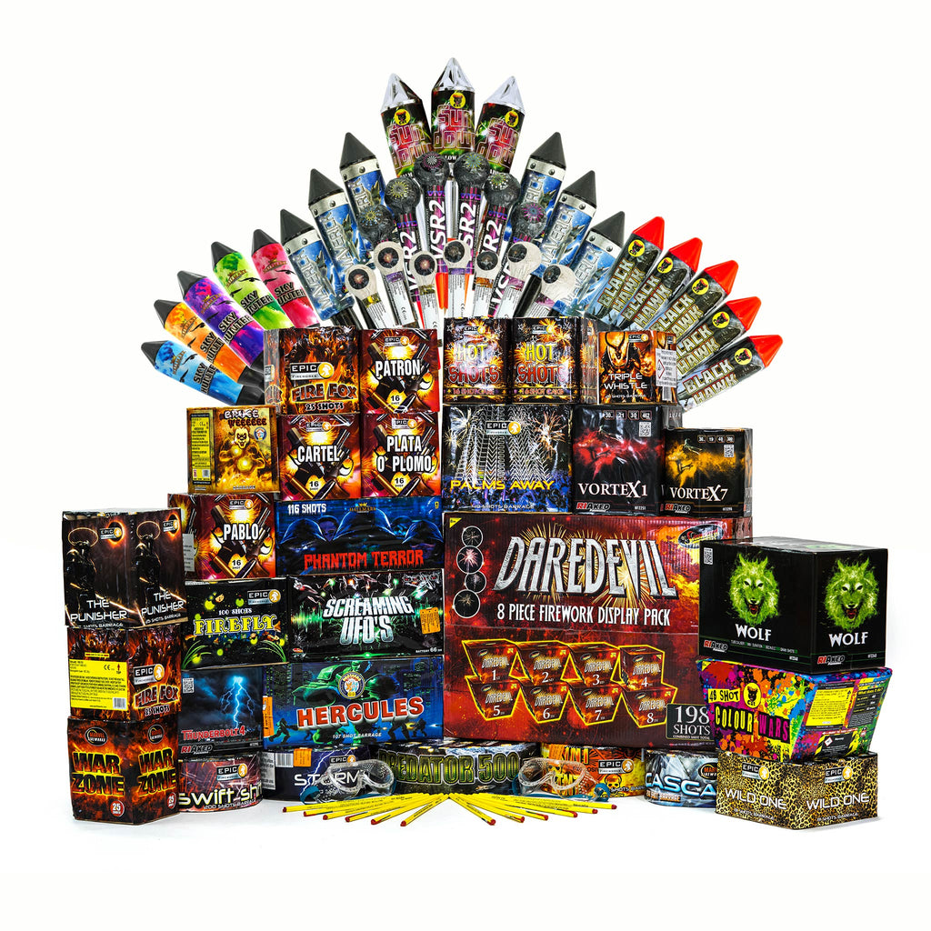 1.3G Consumer Firework Packs by Epic Fireworks