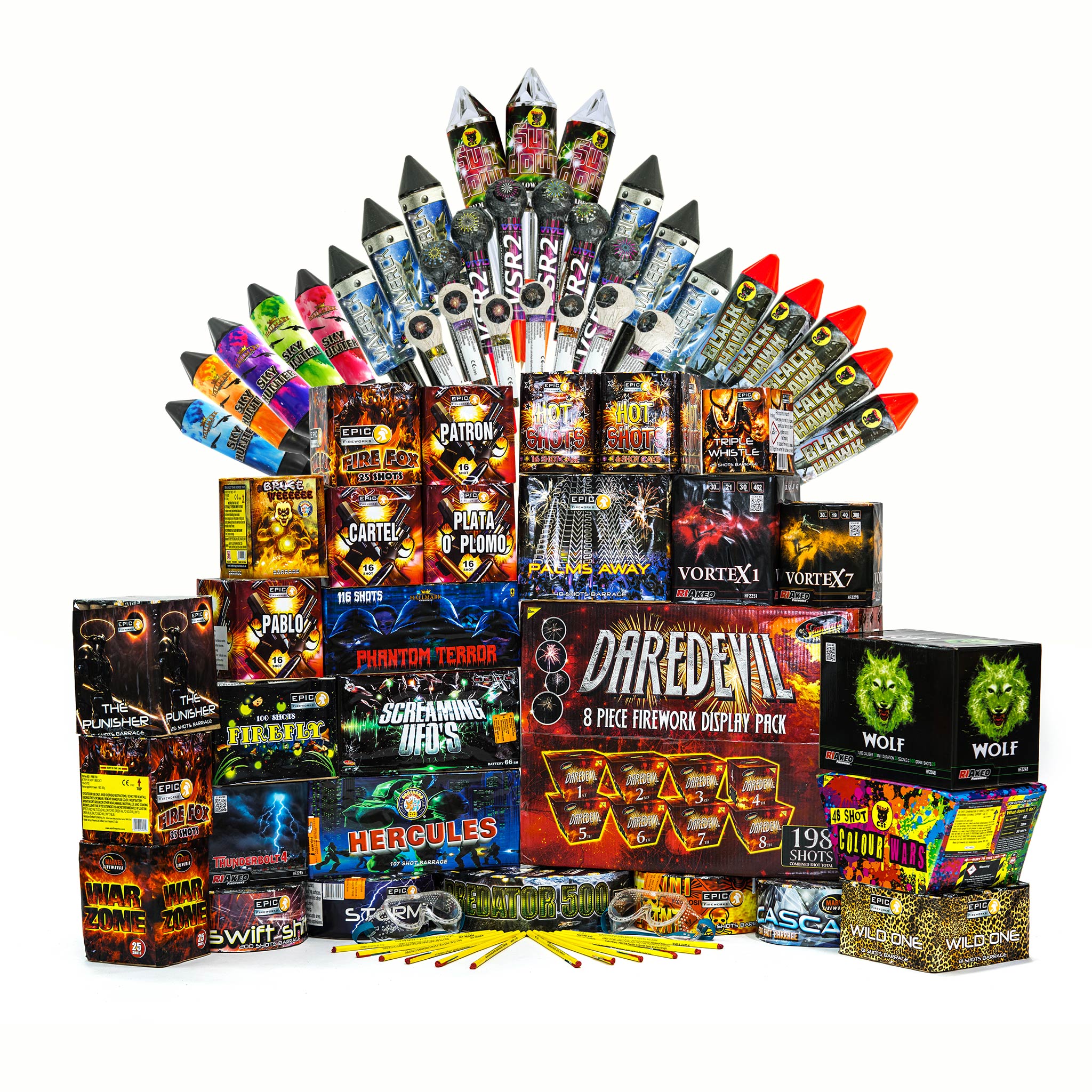 1.3G Consumer Firework Packs by Epic Fireworks