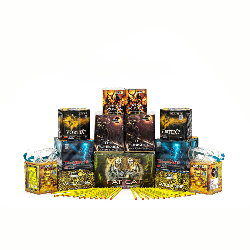Firework Kits and Packs by Epic Fireworks