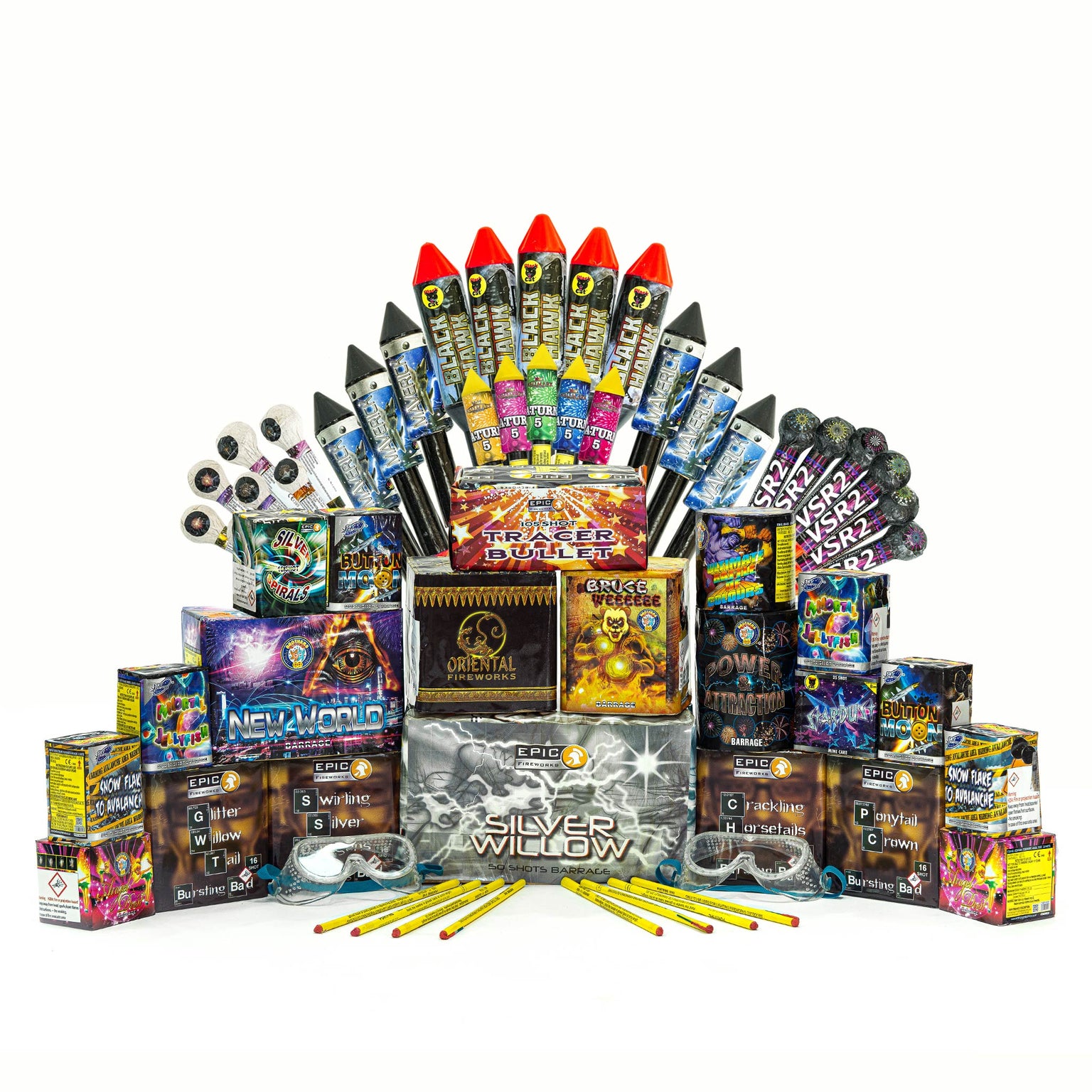 Firework Kits and Packs by Epic Fireworks