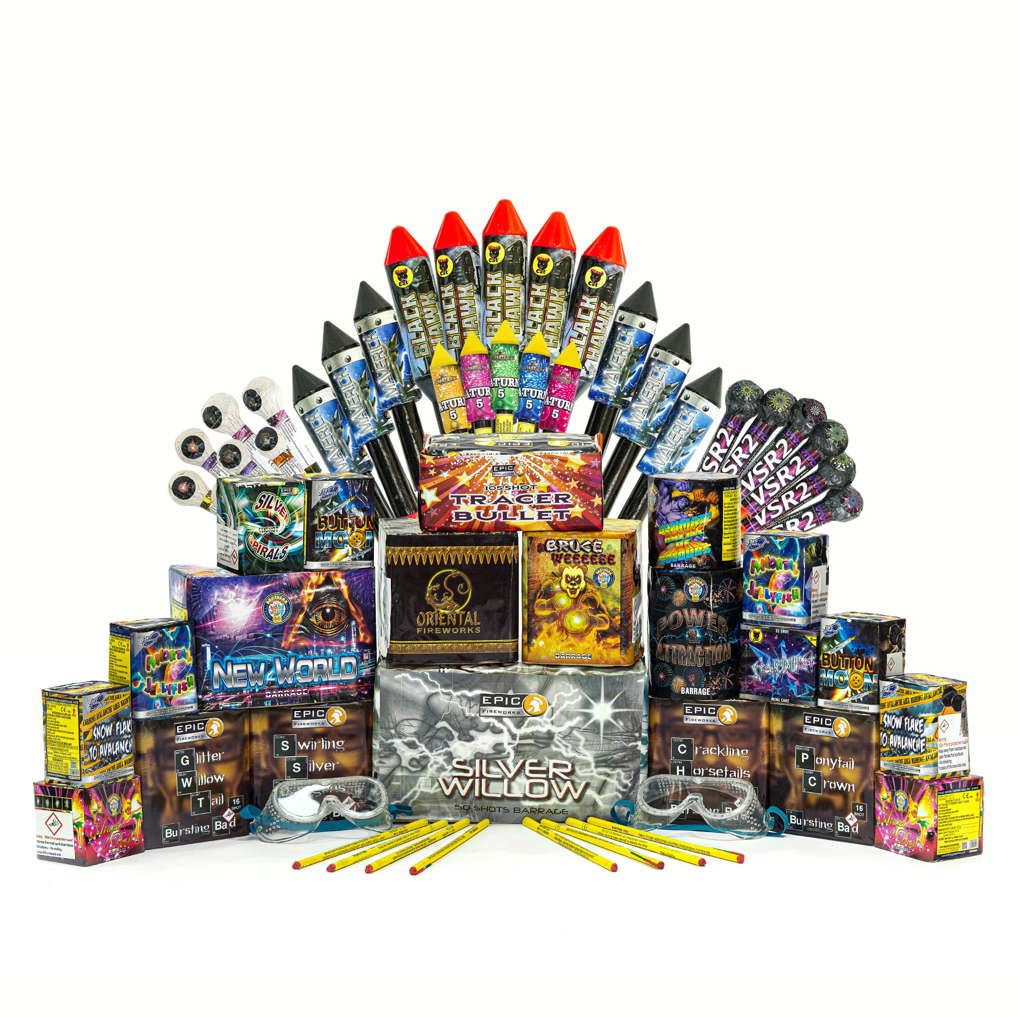 Firework Kits and Packs by Epic Fireworks