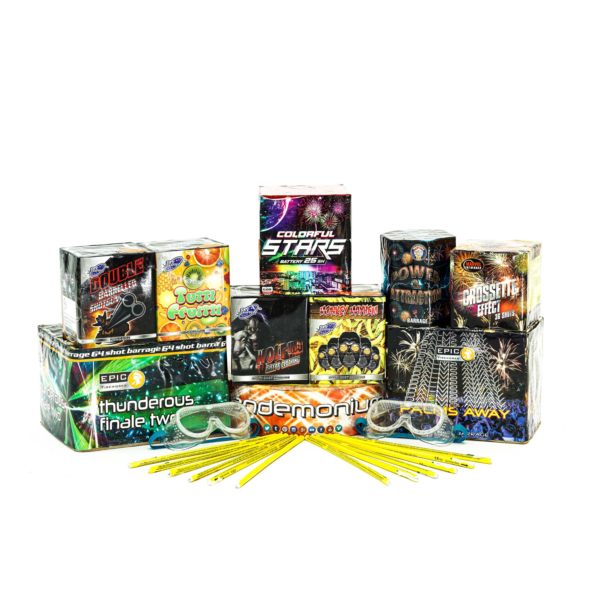 Firework Kits and Packs by Epic Fireworks