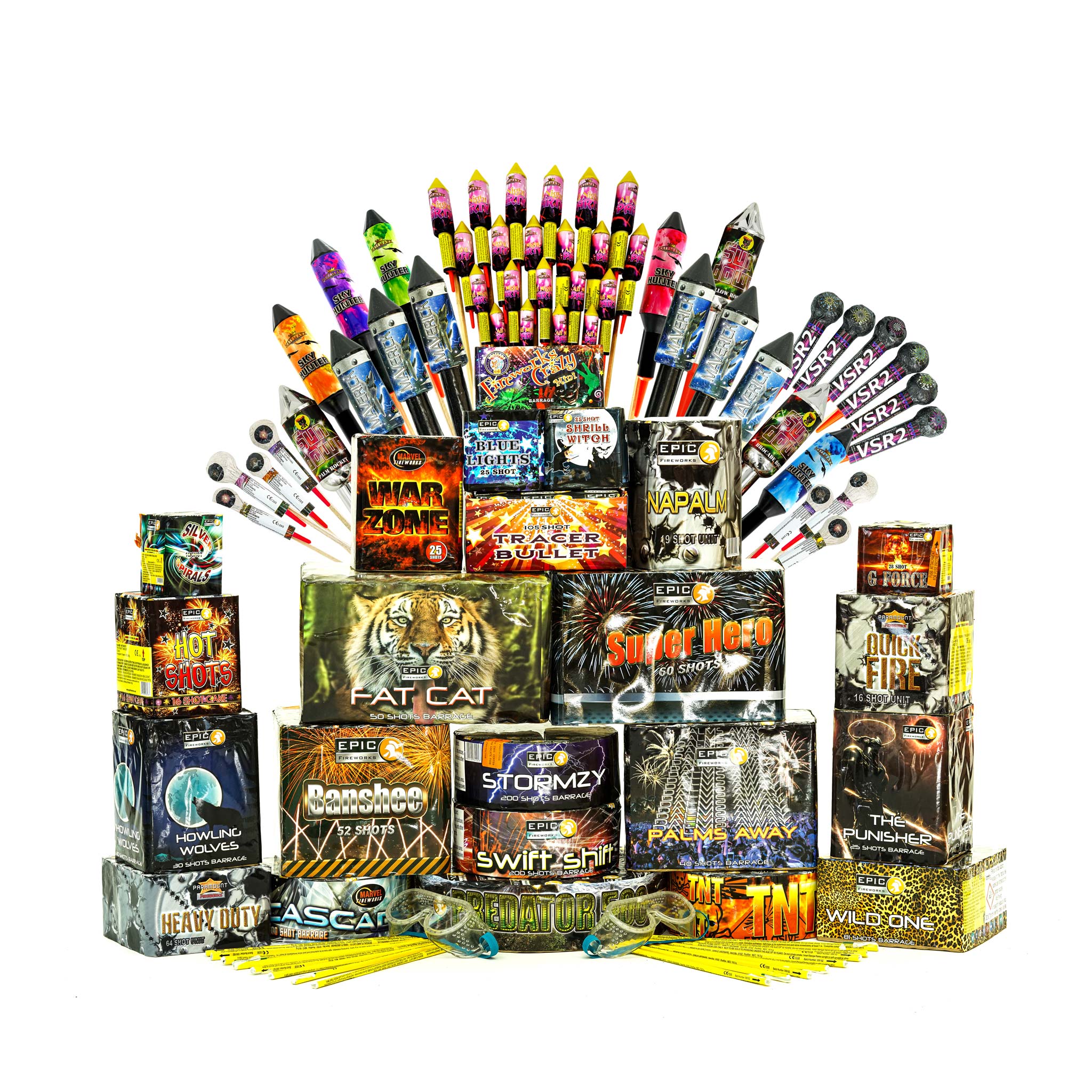 1.3g DIY New Year Firework Packs by Epic Fireworks