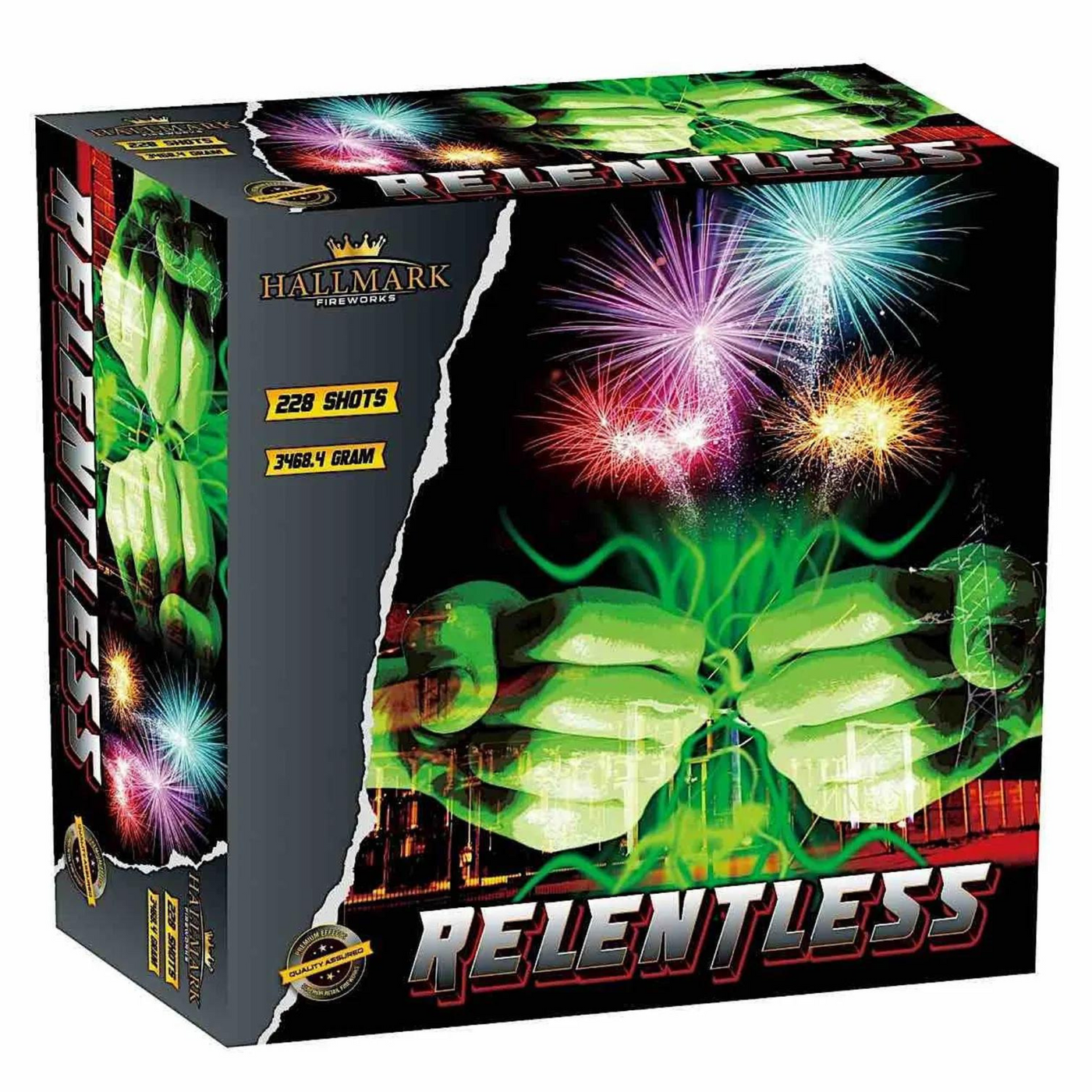 Relentless Compound Firework Cake by Hallmark Fireworks — Epic Fireworks