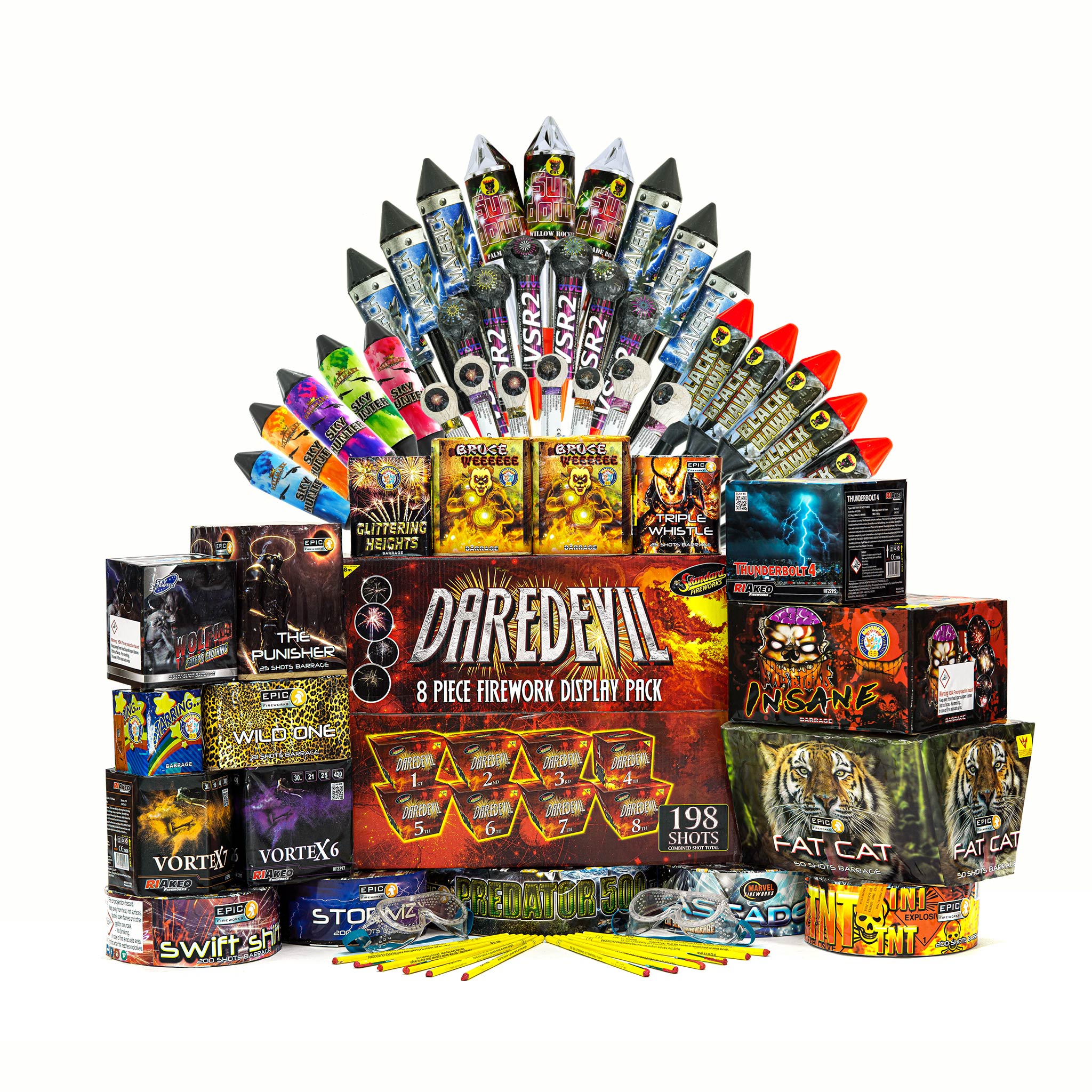 Firework Kits and Packs by Epic Fireworks