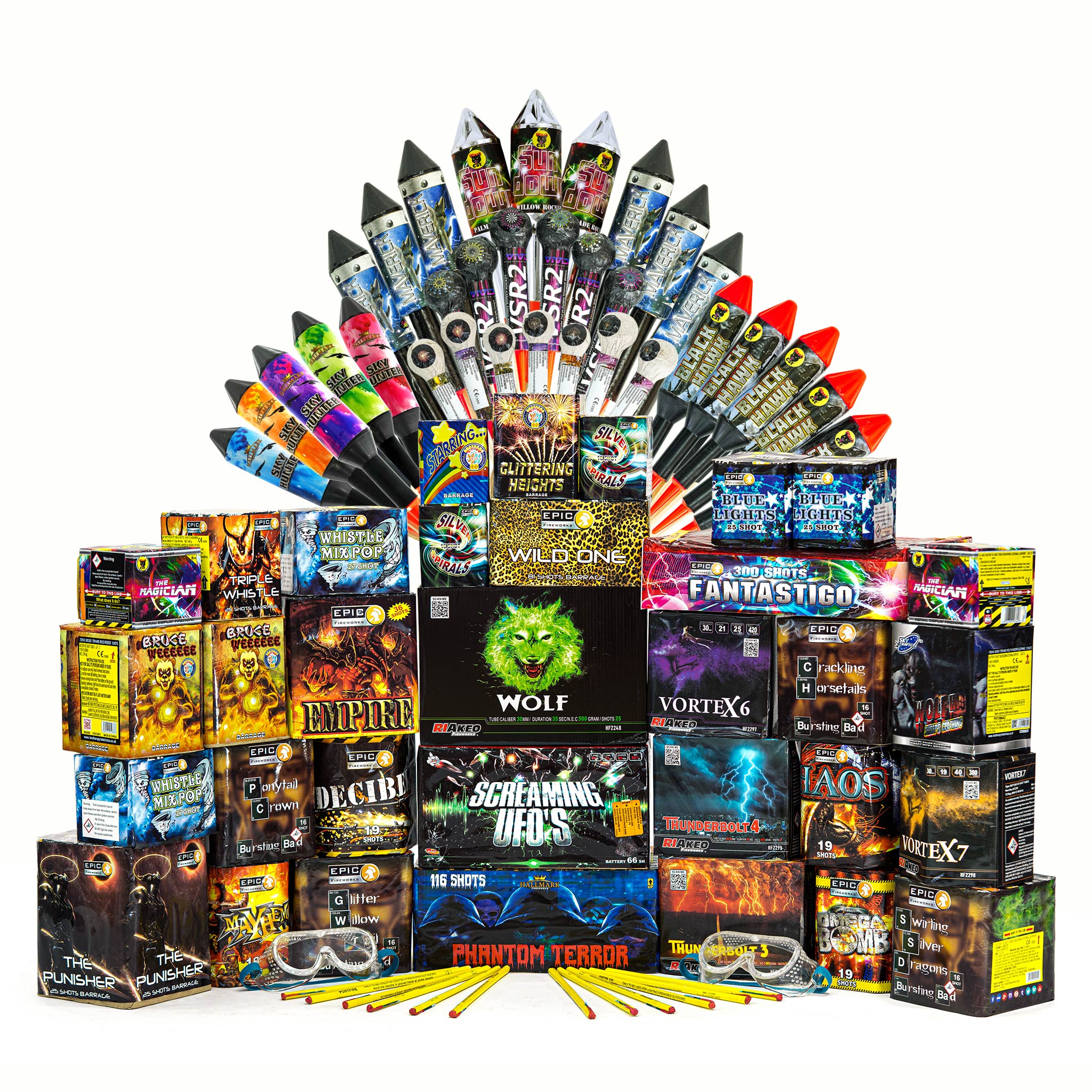 1.3G Consumer Firework Packs by Epic Fireworks