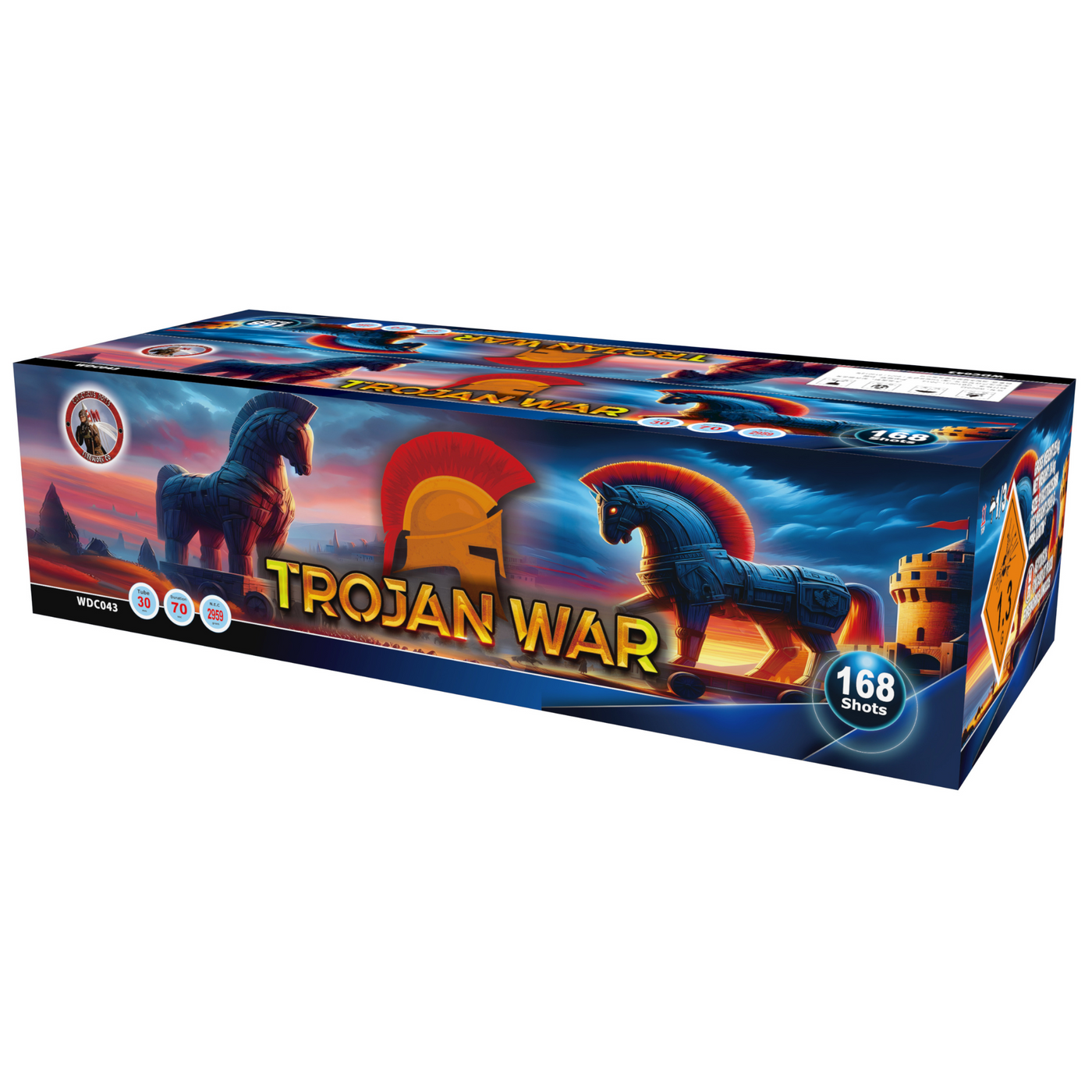 Trojan War 168 Shots Firework Compound by Caractacus Potts Fireworks ...