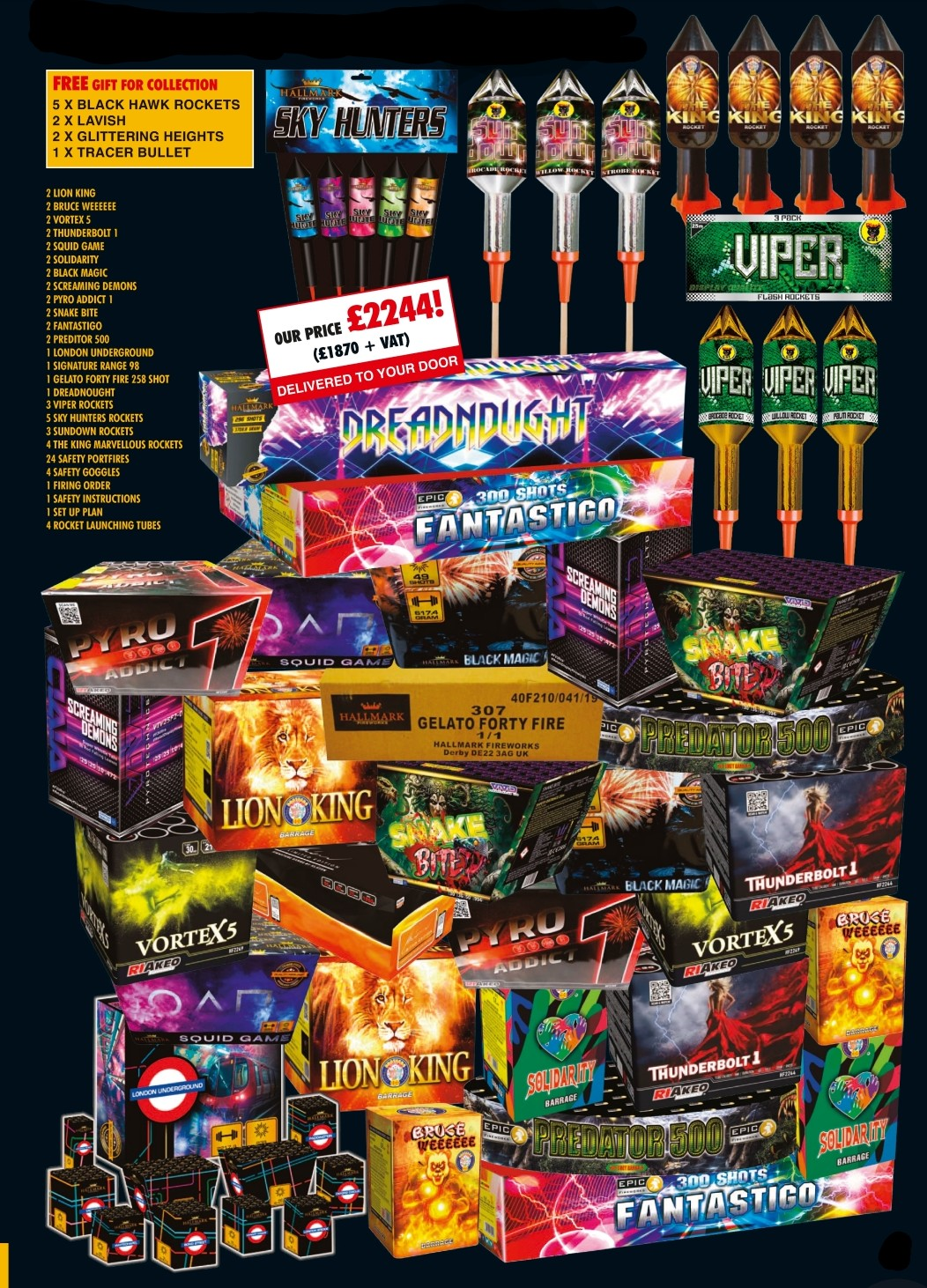 Ultimate New Year Experience Firework Pack by Epic Fireworks