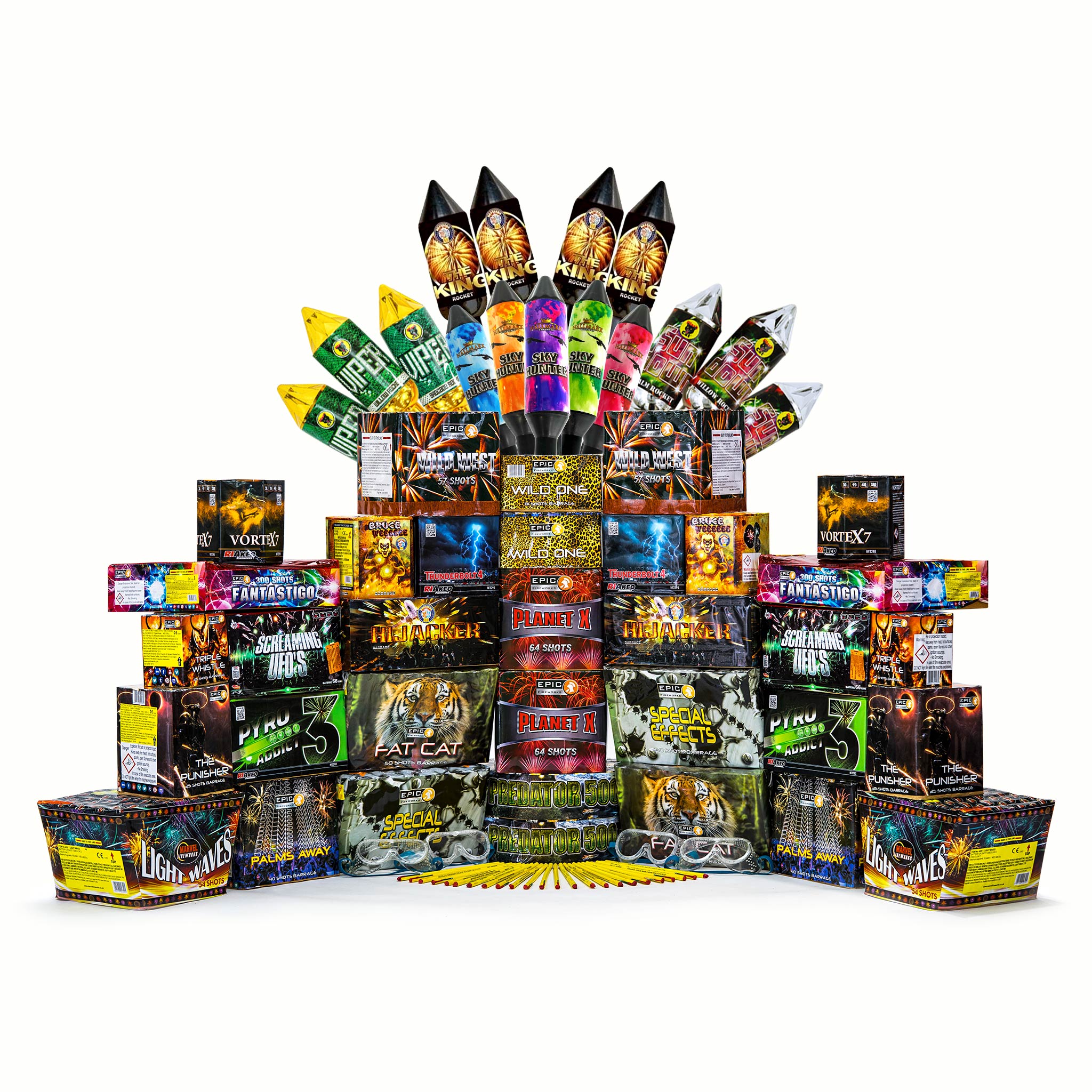 1.3G Consumer Firework Packs by Epic Fireworks