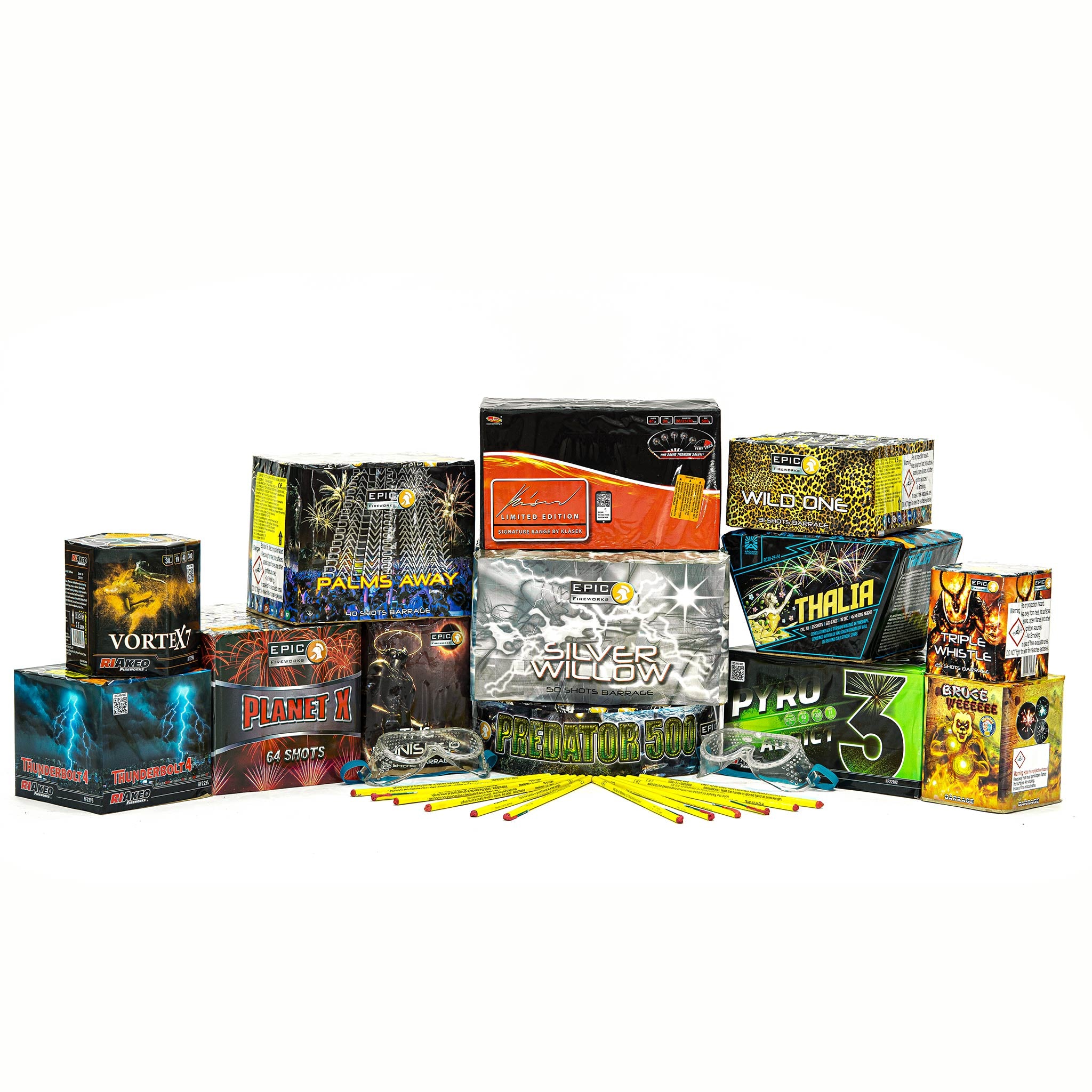 1.3G Consumer Firework Packs by Epic Fireworks