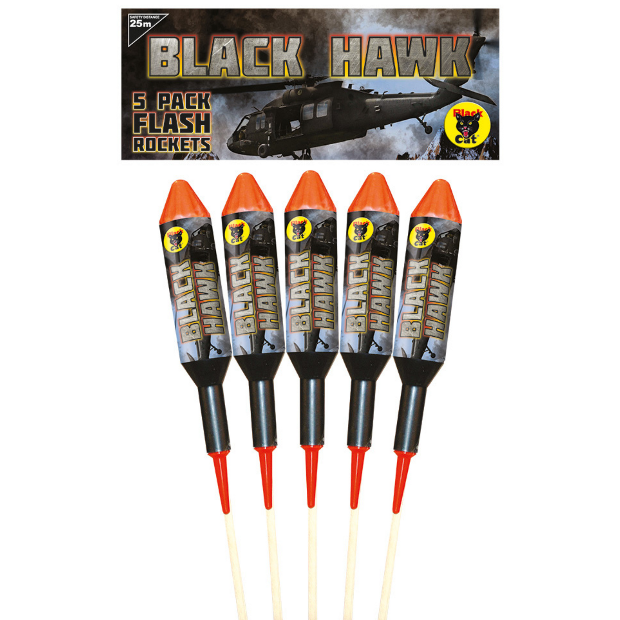 Black Hawk 1.3G Rockets by Black Cat Fireworks — Epic Fireworks