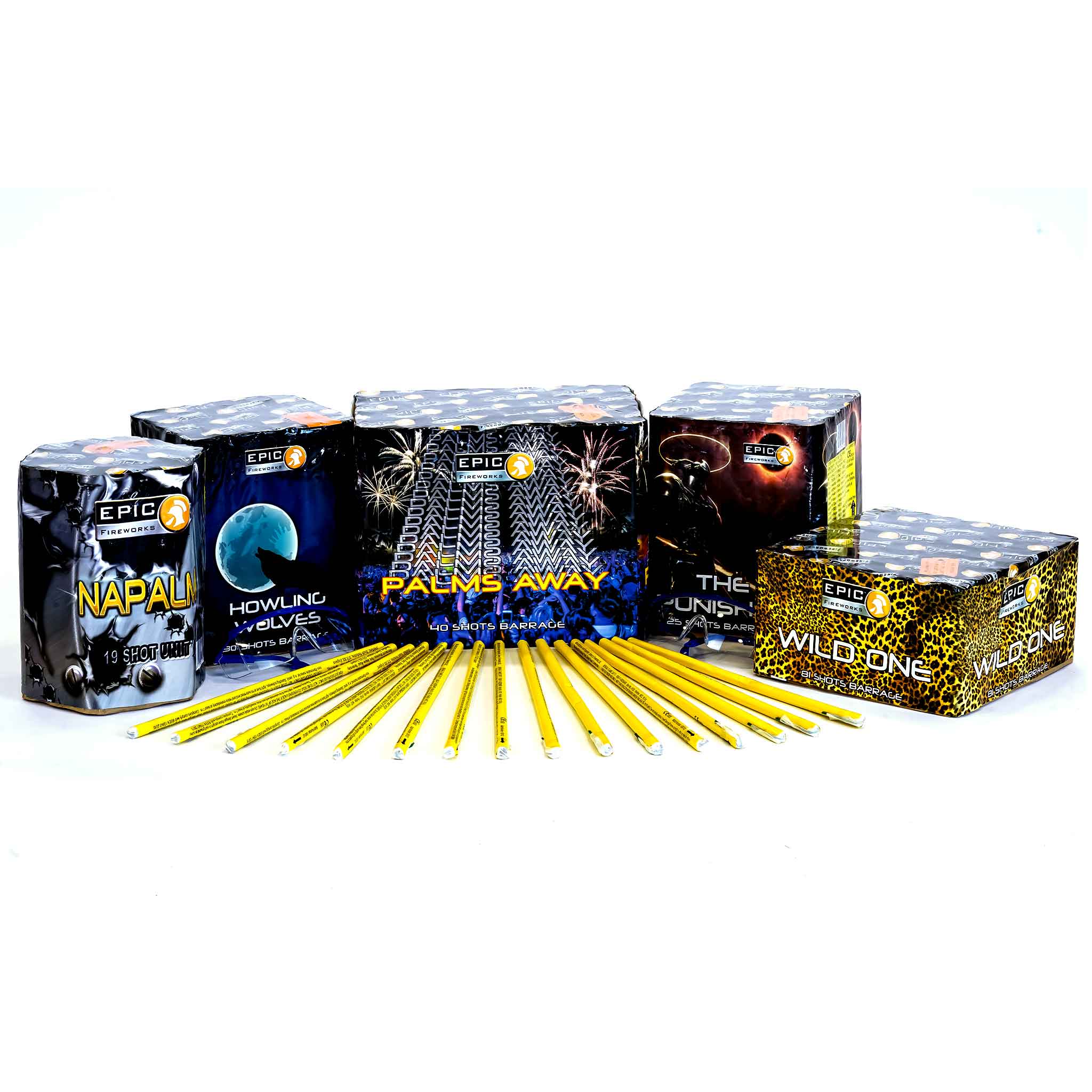 Firework Kits and Packs by Epic Fireworks
