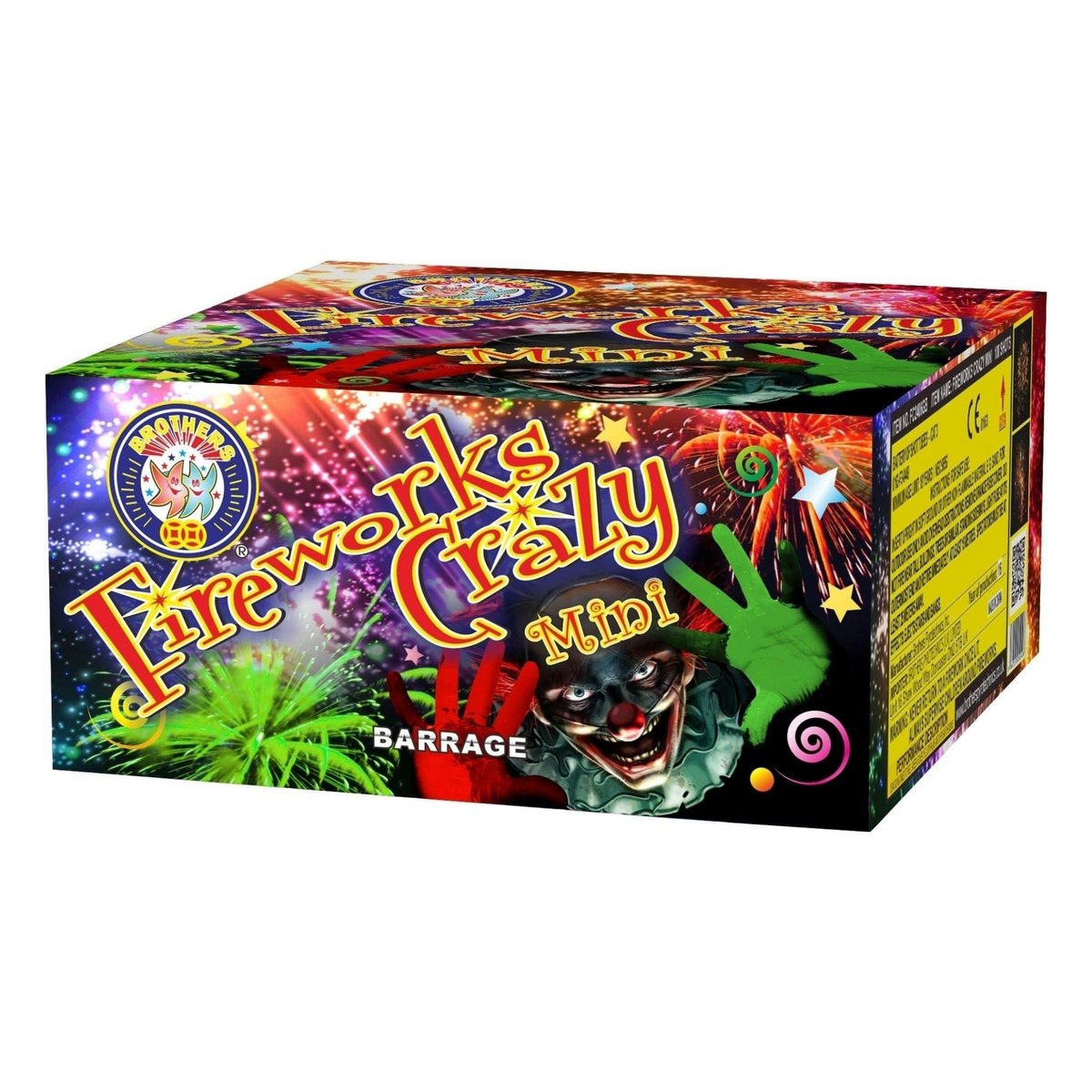 Fireworks Crazy Mini 100 Shot by Brothers Pyrotechnics — Epic Fireworks