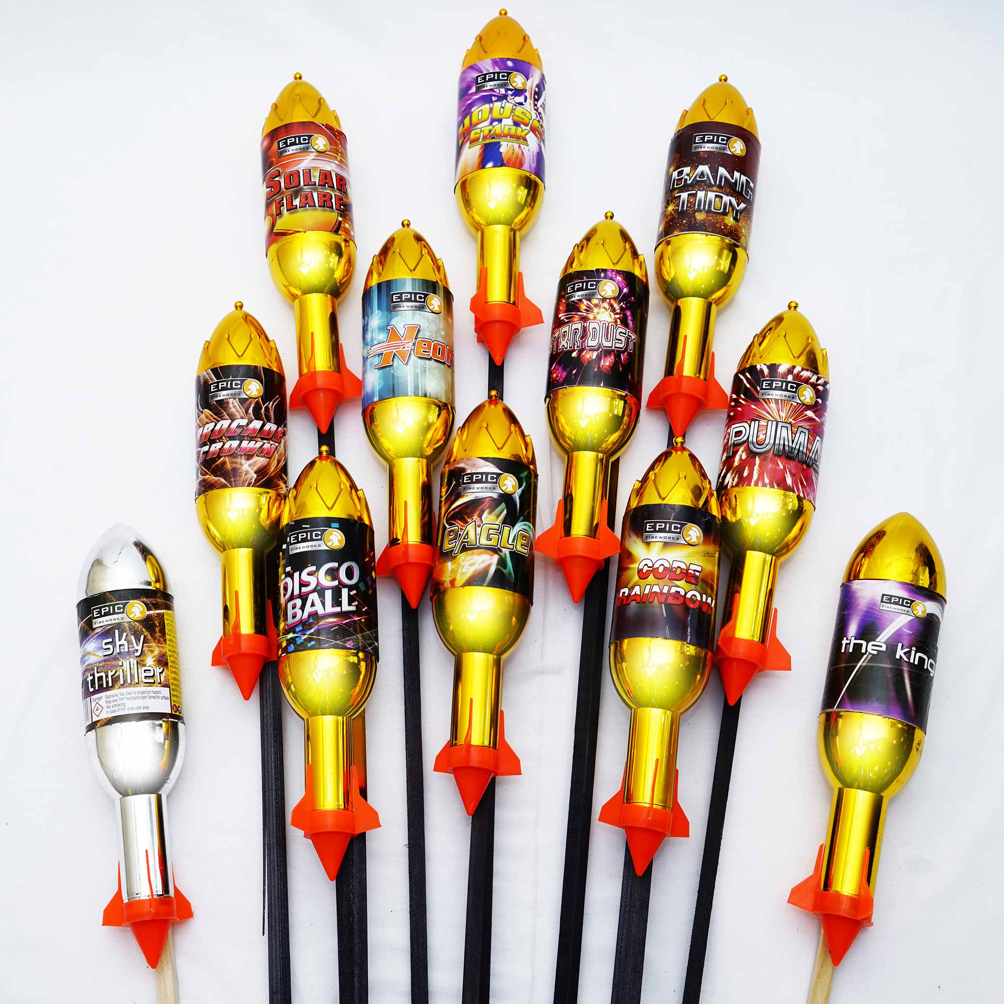1.3G Firework Rockets by Epic Fireworks
