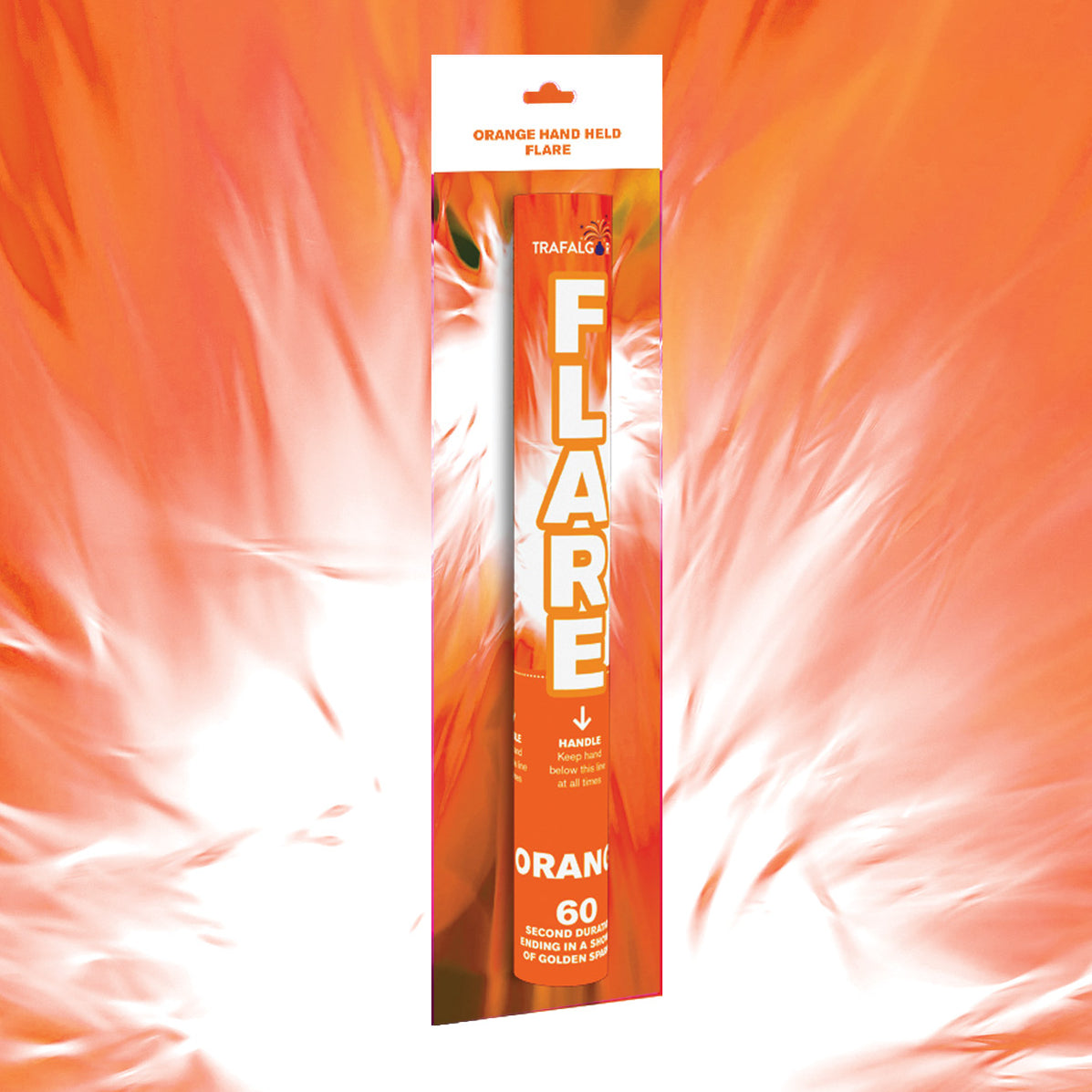 Orange Smoke Flare - Outdoor Use Only — Epic Fireworks