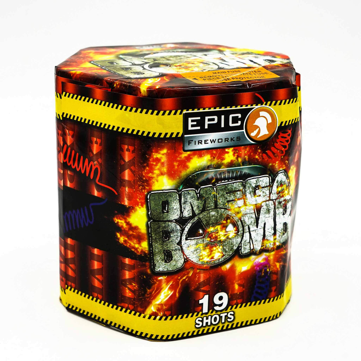 Omega Bomb 19 Shots 1.3G Firework Cake by Epic Fireworks